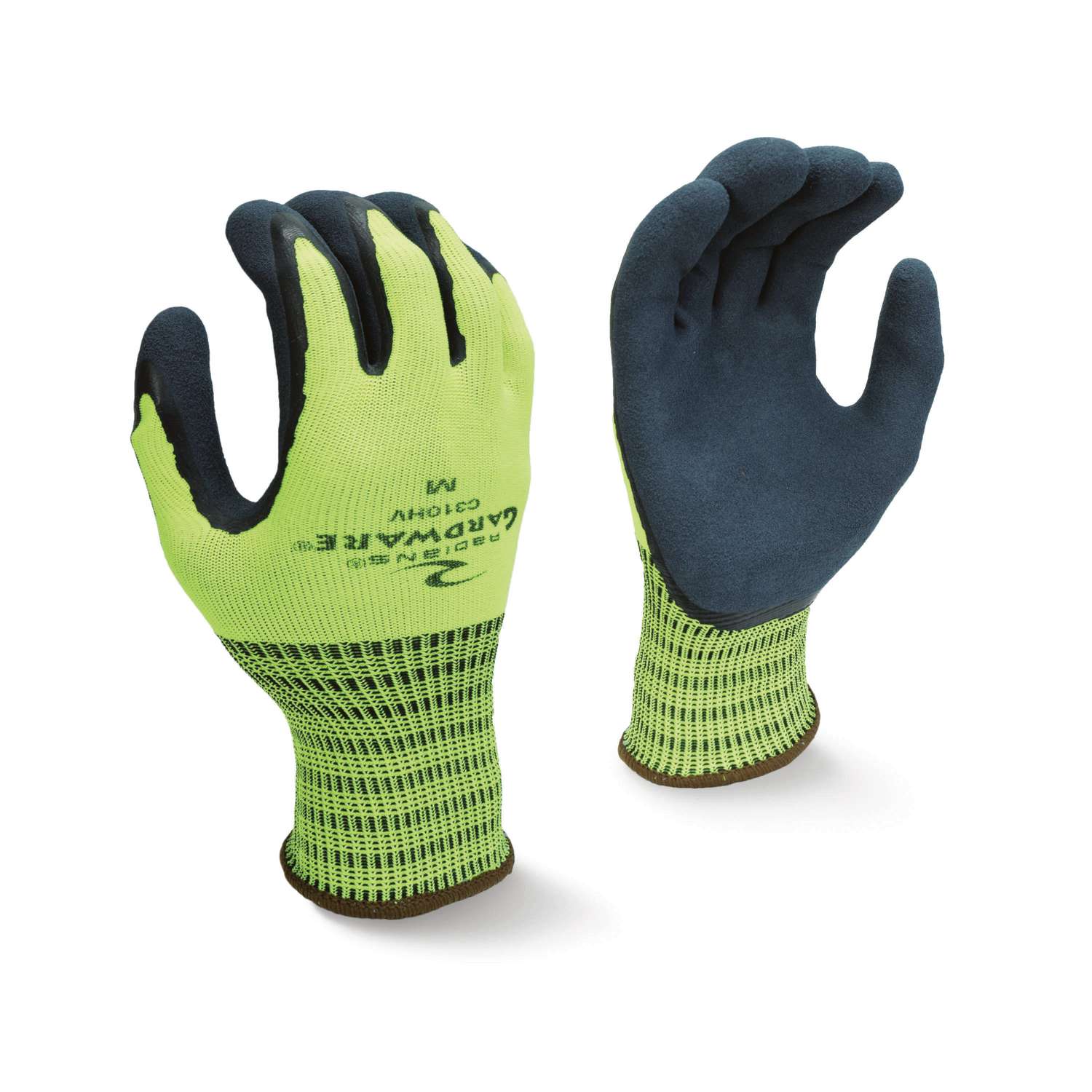 Bellingham Unisex Indoor/Outdoor Hi-Viz Gloves Black/Lime M 1 pair ...