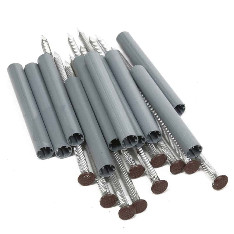 Amerimax 1 in. H X 3.5 in. W X 7 in. L Brown Aluminum K Gutter Spike ...