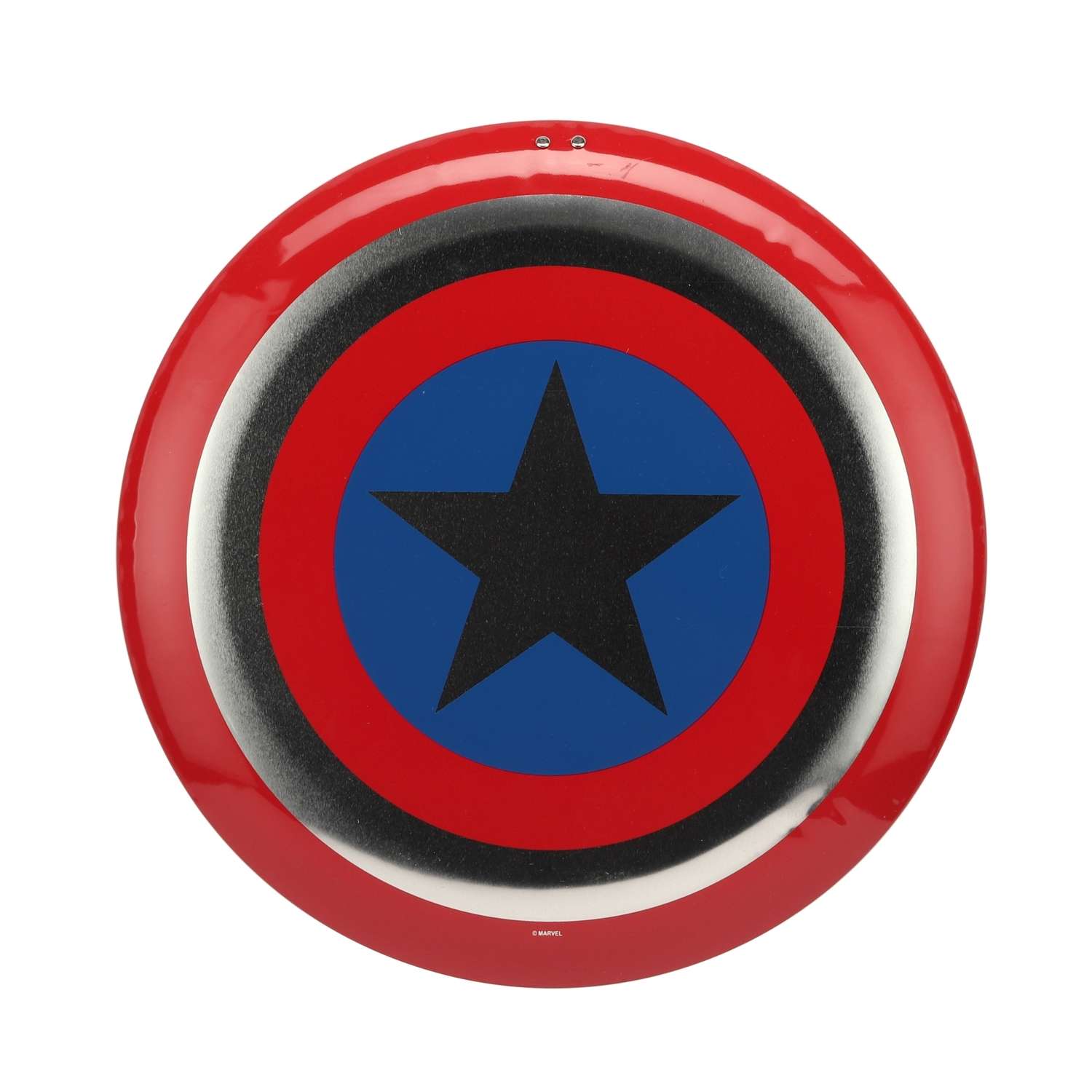 Open Road Brands Marvel Captain America Button Sign Metal 1 pk - Ace ...