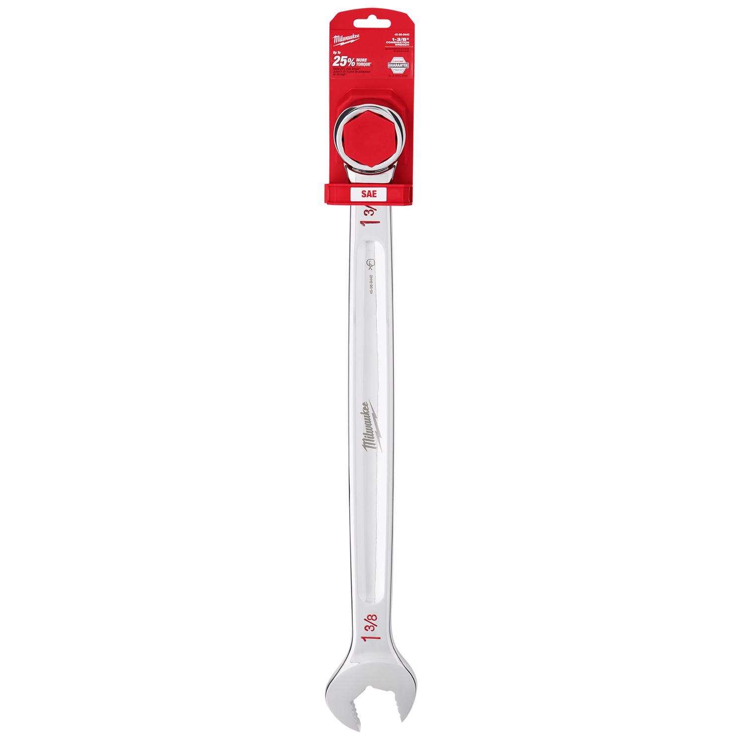 Milwaukee 1-3/8 in. X 1-3/8 in. 12 Point SAE Combination Wrench 1 pc ...