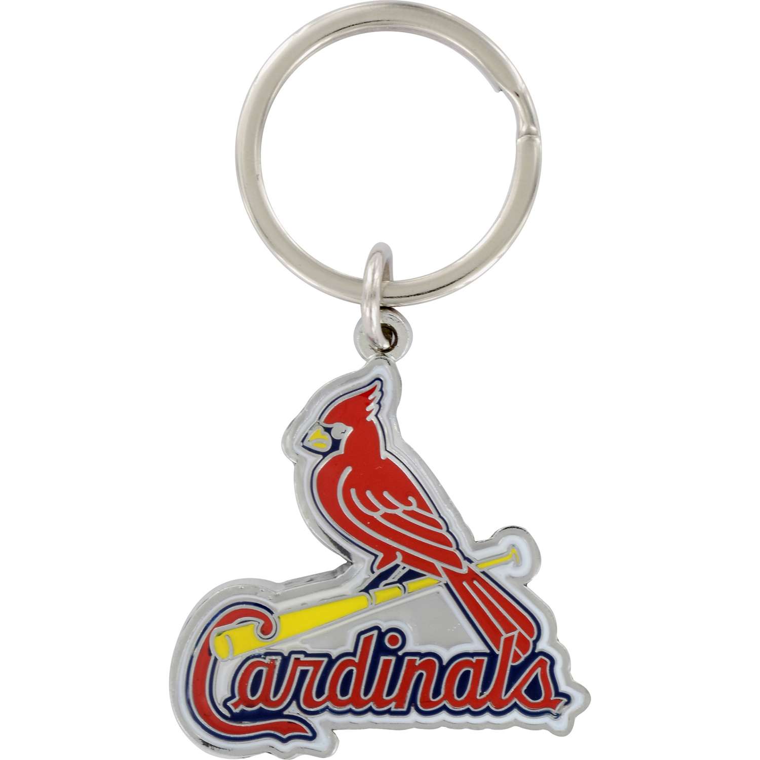 Hillman St. Louis Cardinals Metal Silver Decorative Key Chain - Ace ...