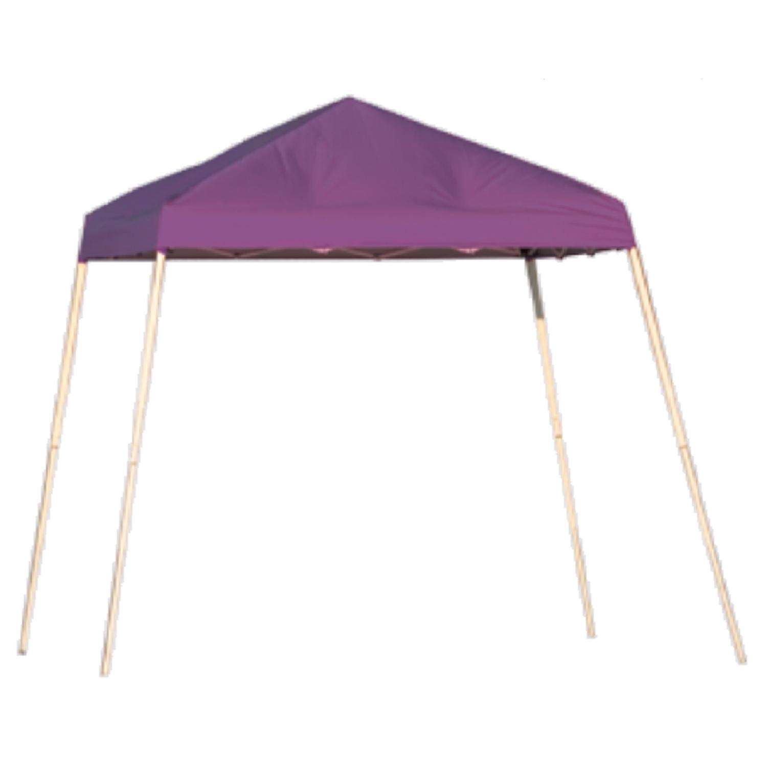 ShelterLogic HD Polyester Peak Pop-Up Canopy 8 ft. H X 8 ft. W X 8 ft ...
