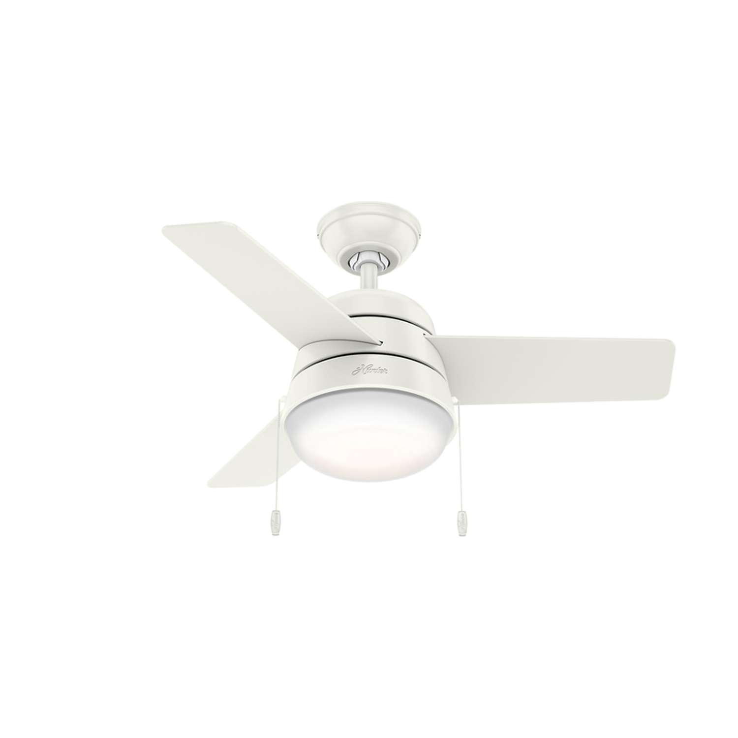 Hunter Aker 36 in. White LED Indoor Ceiling Fan - Ace Hardware
