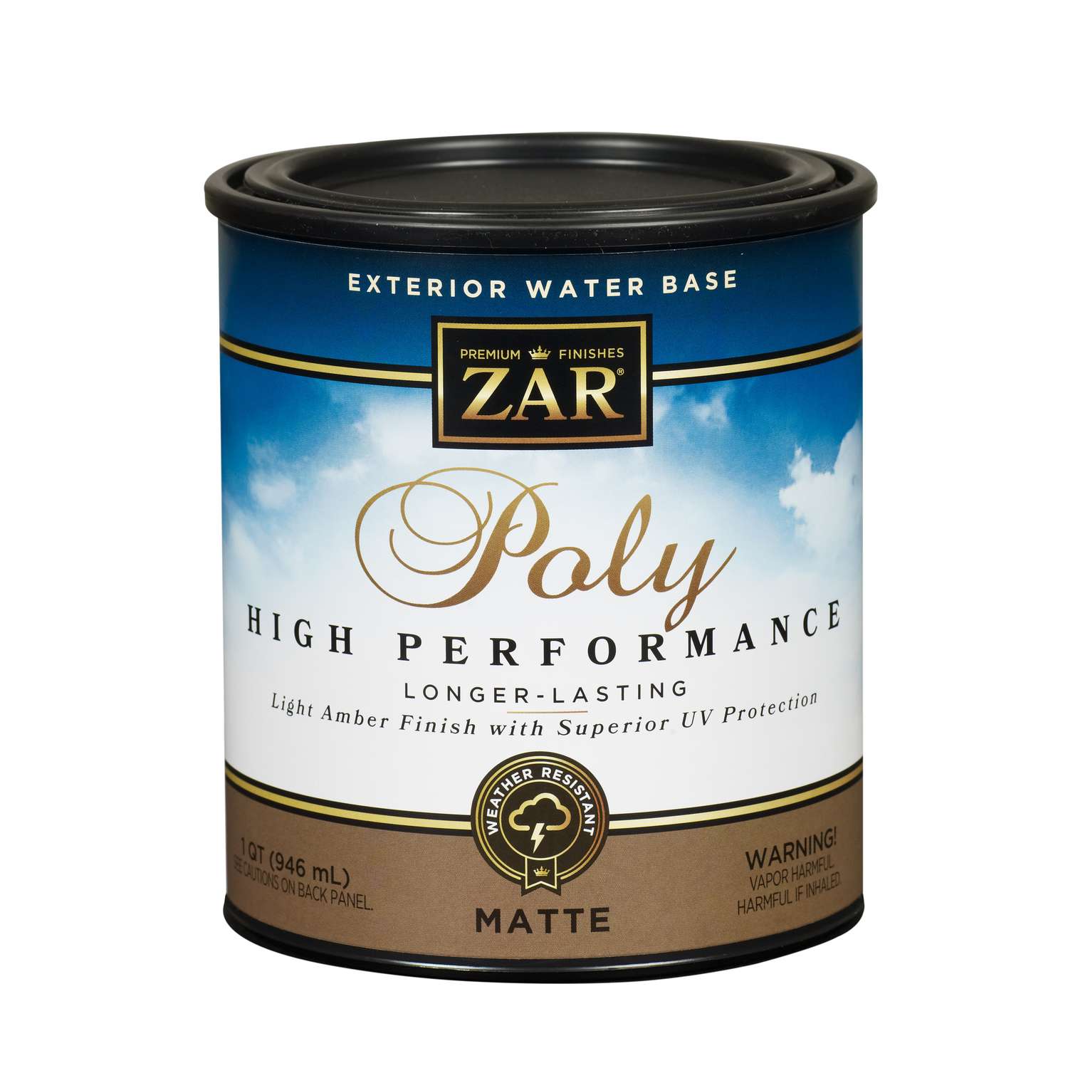 ZAR Matte Light Amber Water-Based Polyurethane 1 qt - Ace Hardware