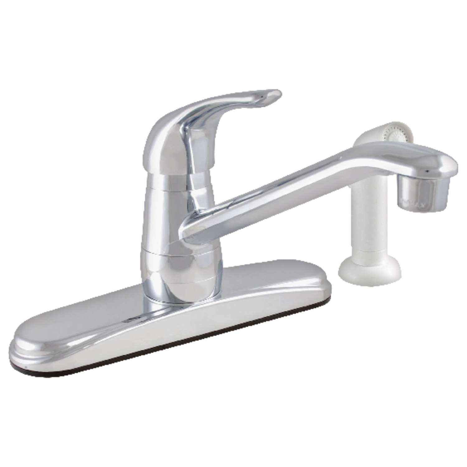 LDR One Handle Chrome Pull-Out Kitchen Faucet Side Sprayer Included ...