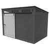 Suncast 10 ft. x 7 ft. Resin Horizontal Barn Storage Shed with Floor ...