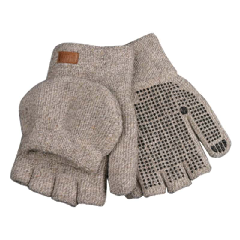 Kinco Alyeska L Wool Winter Tan Half Finger Glove - Ace Hardware