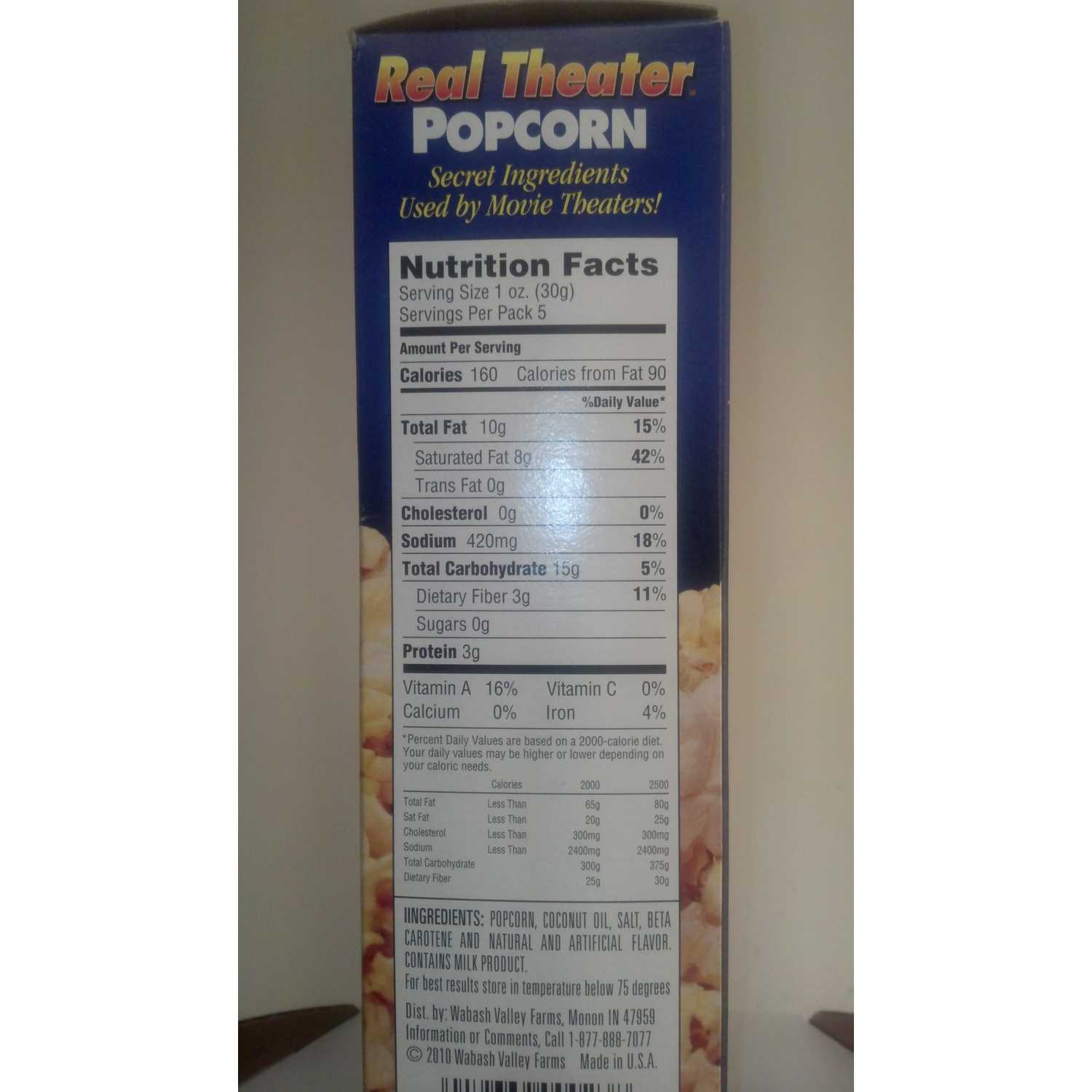 Whirley Pop Real Theater Movie Theater Butter Popcorn 27.5oz. Boxed ...