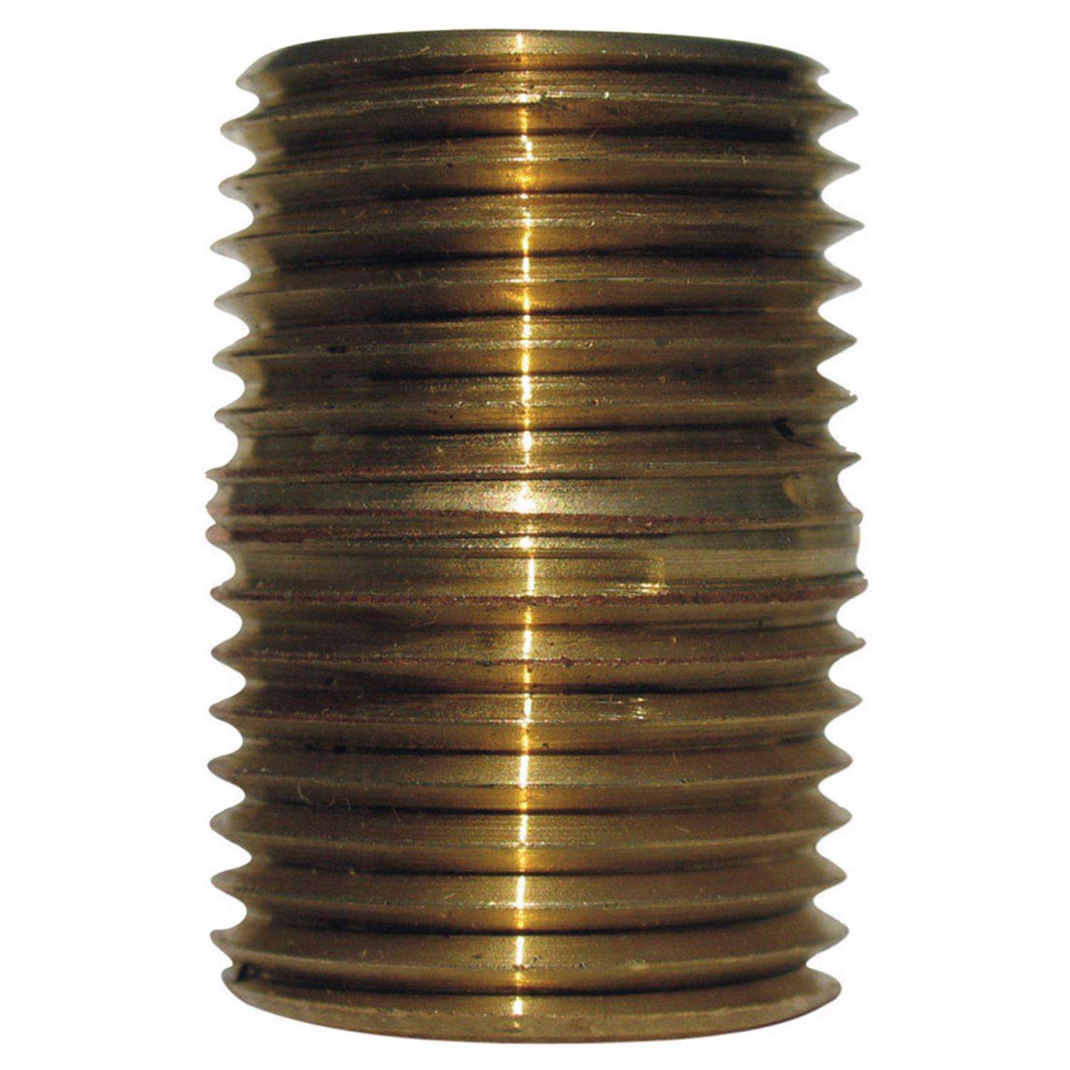 1/8 in. MPT Brass Close Nipple - Ace Hardware