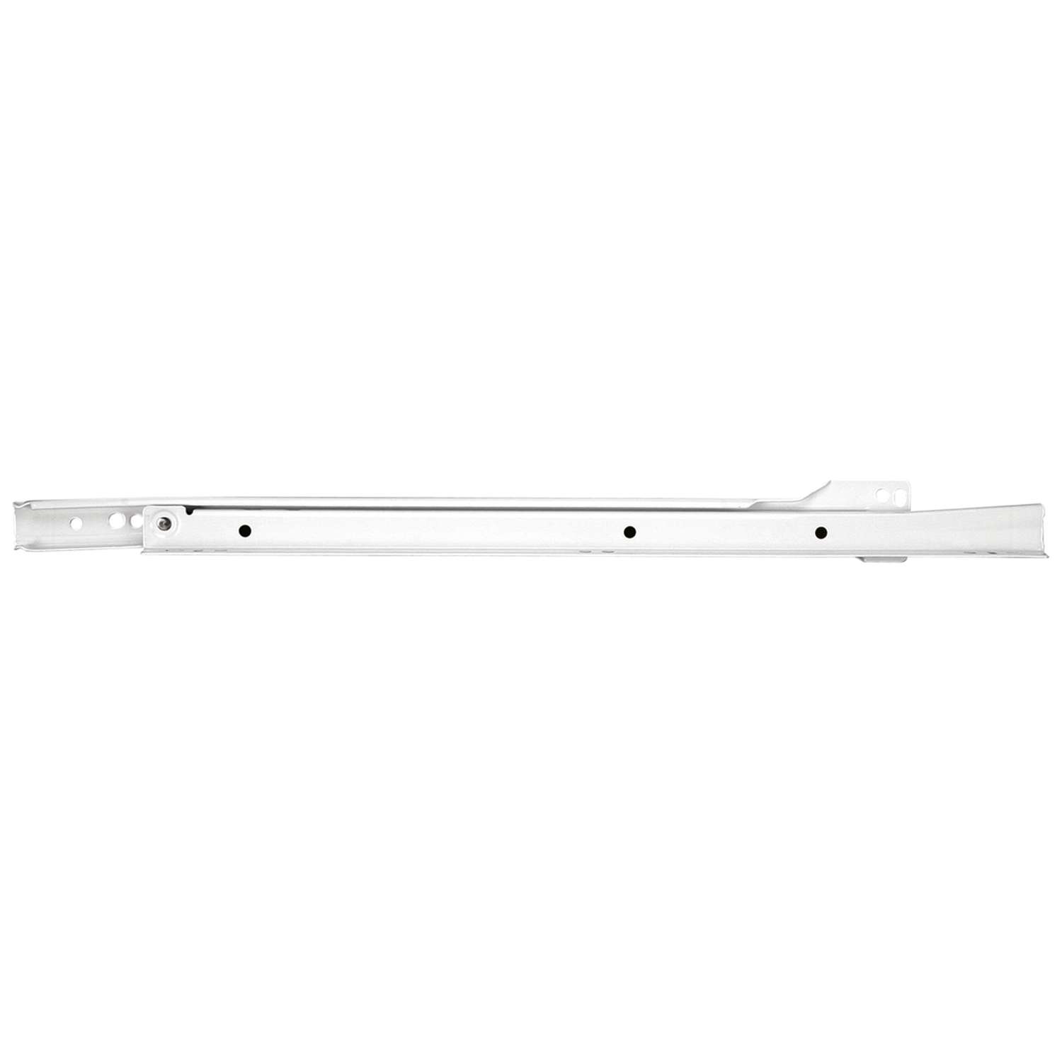 Knape & Vogt 16 in. L Steel Ball-Bearing Rollers Euro Self-Close Drawer ...