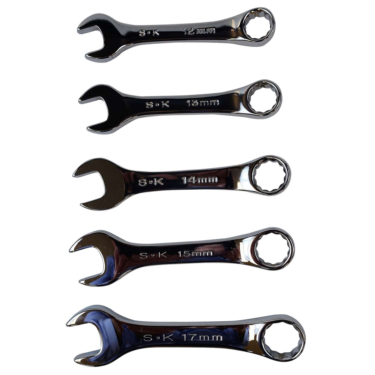 SK Professional Tools 12 Point Metric Short Combination Wrench Set 5 pc - Ace Hardware