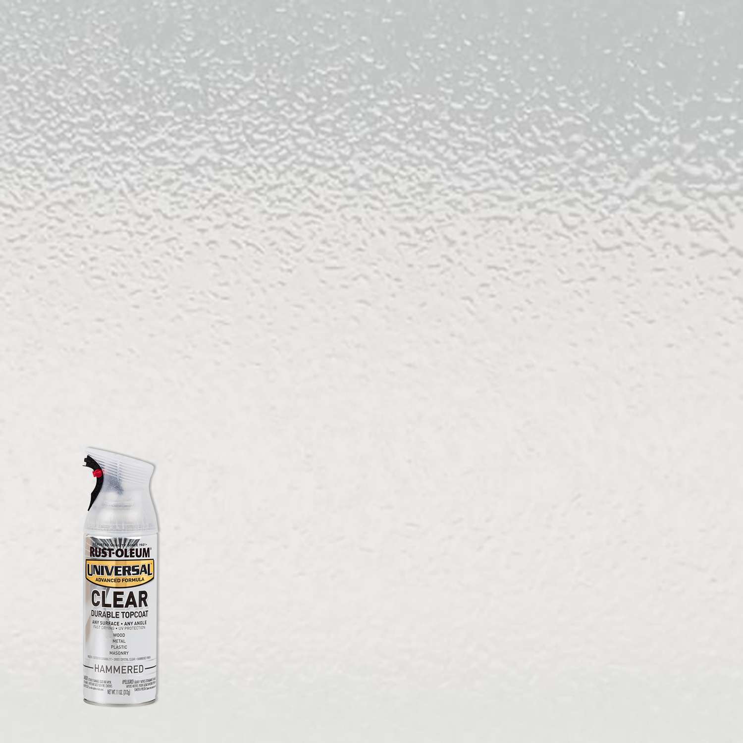 Rust-Oleum Universal Hammered Hammered Clear Paint+Primer Spray Paint ...