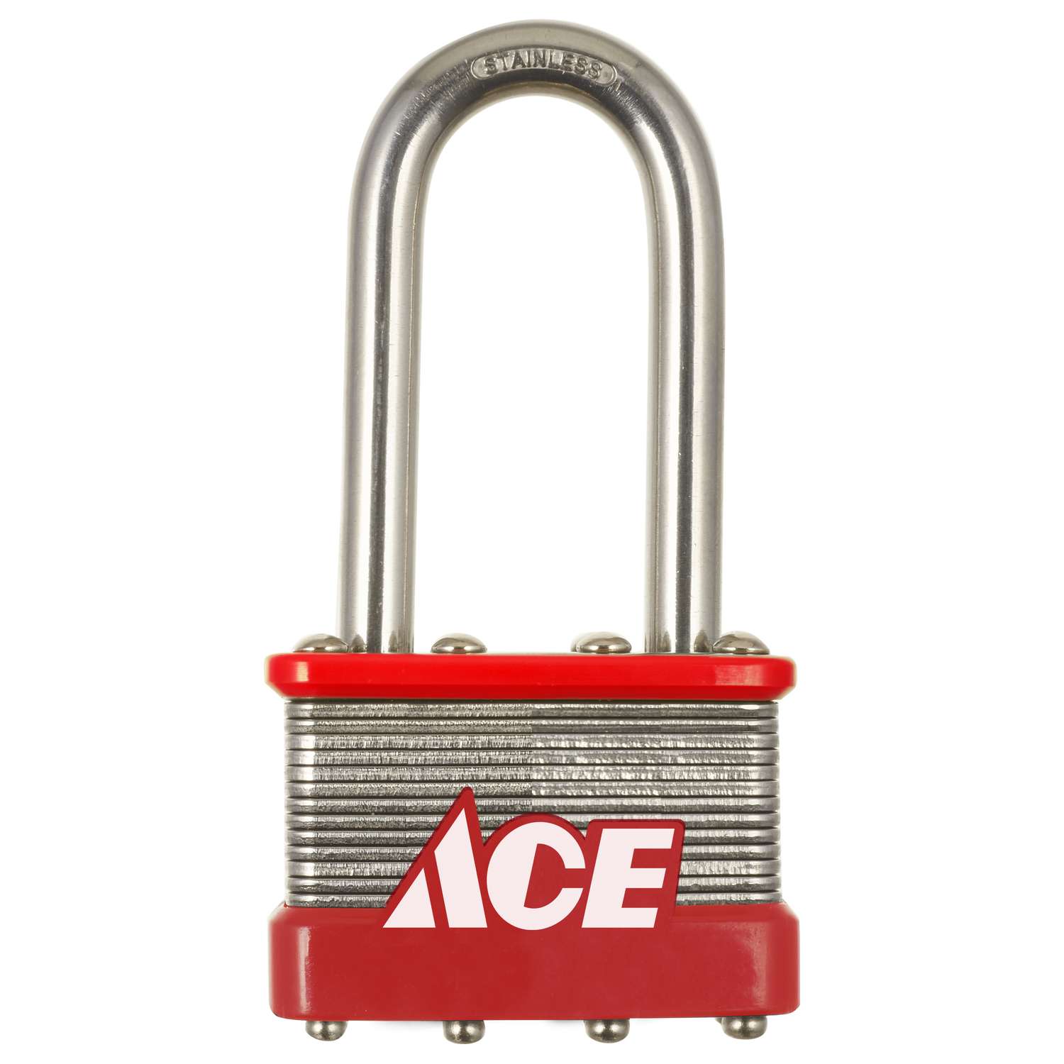Ace 2 in. H x 1-3/4 in. W Stainless Steel 4-Pin Cylinder Padlock 1 pk ...