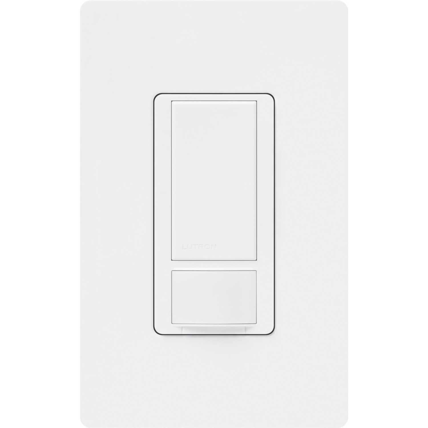 Lutron Maestro Occupancy Single pole Motion Sensor Switch White 1 pk ...