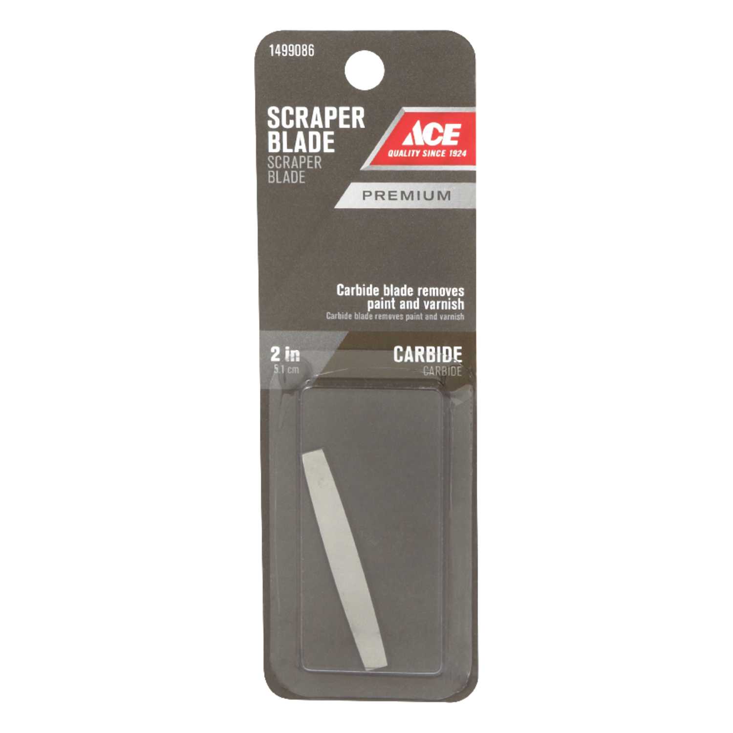 Ace 2 in. W Tungsten Carbine Double Edge Scraper Blade - Ace Hardware