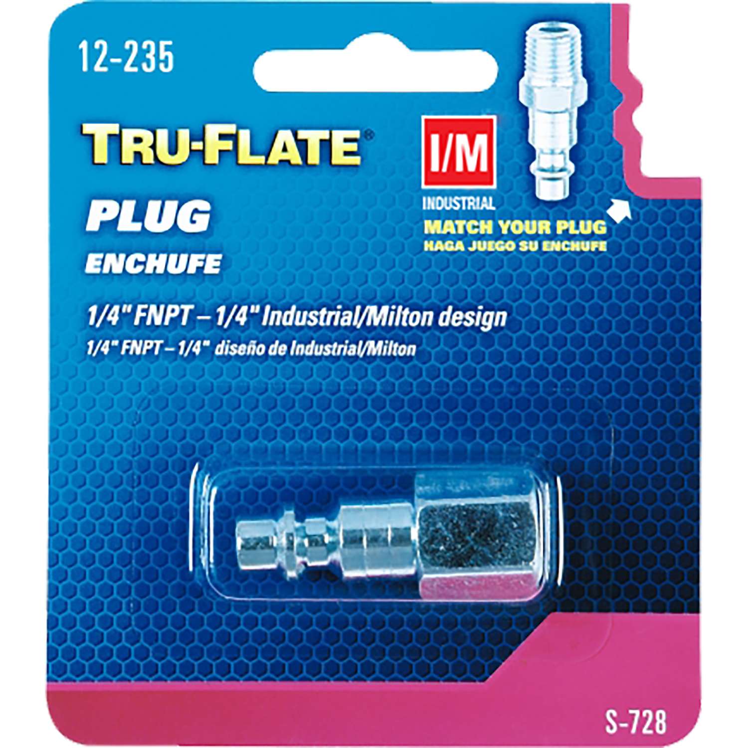 Tru-Flate Steel Air Plug 1/4 in. Female 1 pc - Ace Hardware
