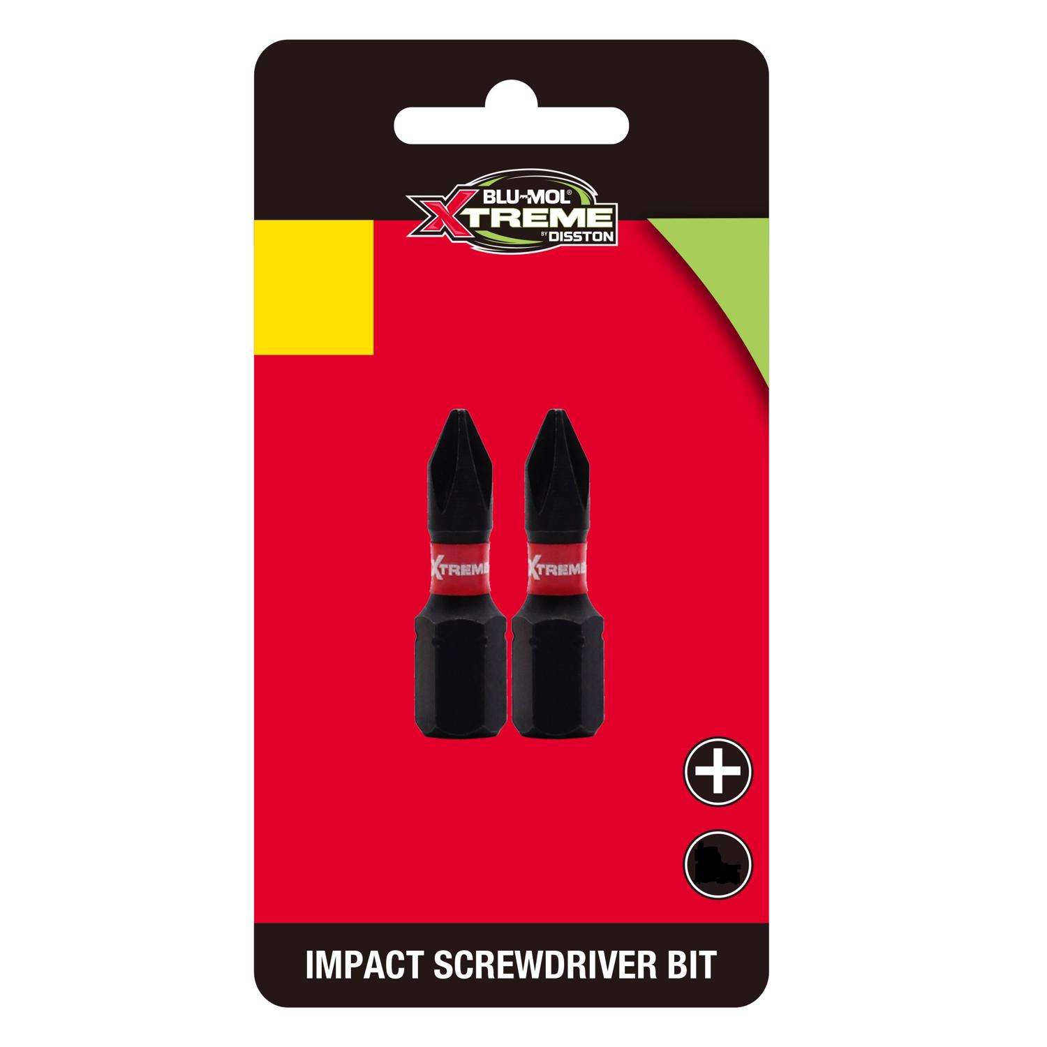 Blu-Mol Xtreme Torx 8 X 1 in. L Screwdriver Bit S2 Tool Steel 2 pc ...