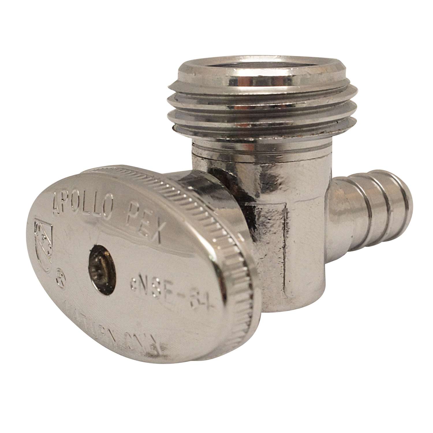 Apollo 1/2 in. PEX Barb in to X 3/4 in. MHT Brass Washing Machine Hose ...
