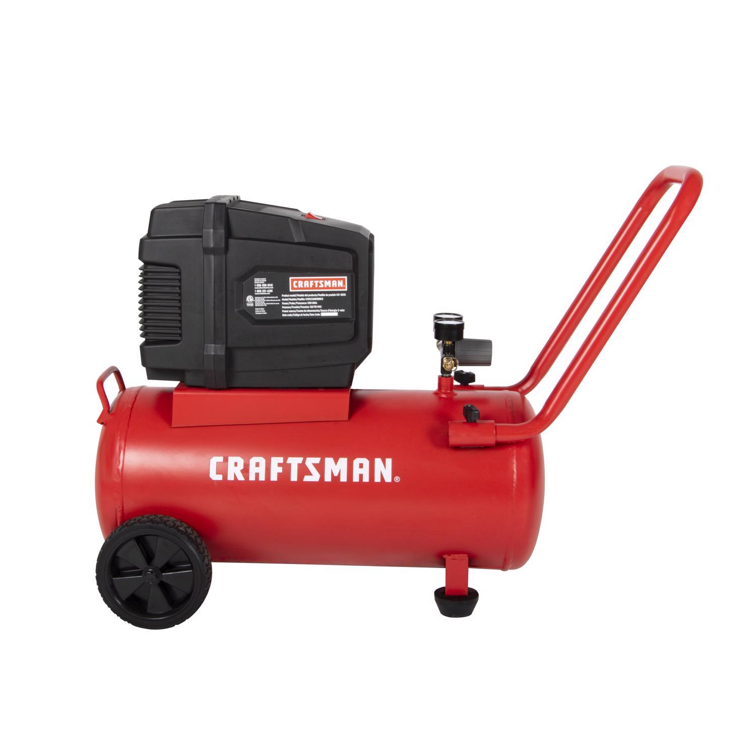 Craftsman 8 gal Horizontal Portable Air Compressor 150 psi 1.8 HP ...