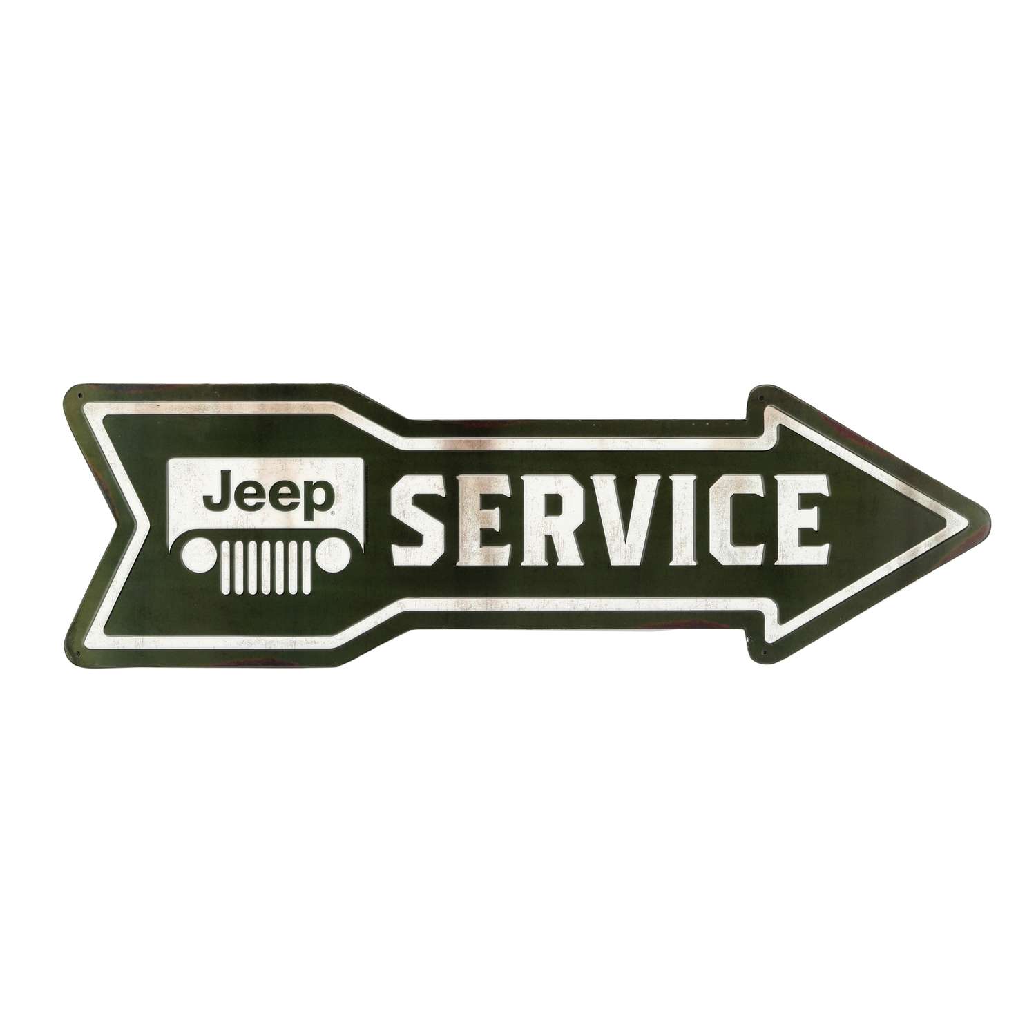 Open Road Brands Jeep Service Arrow Sign Tin 1 pk - Ace Hardware