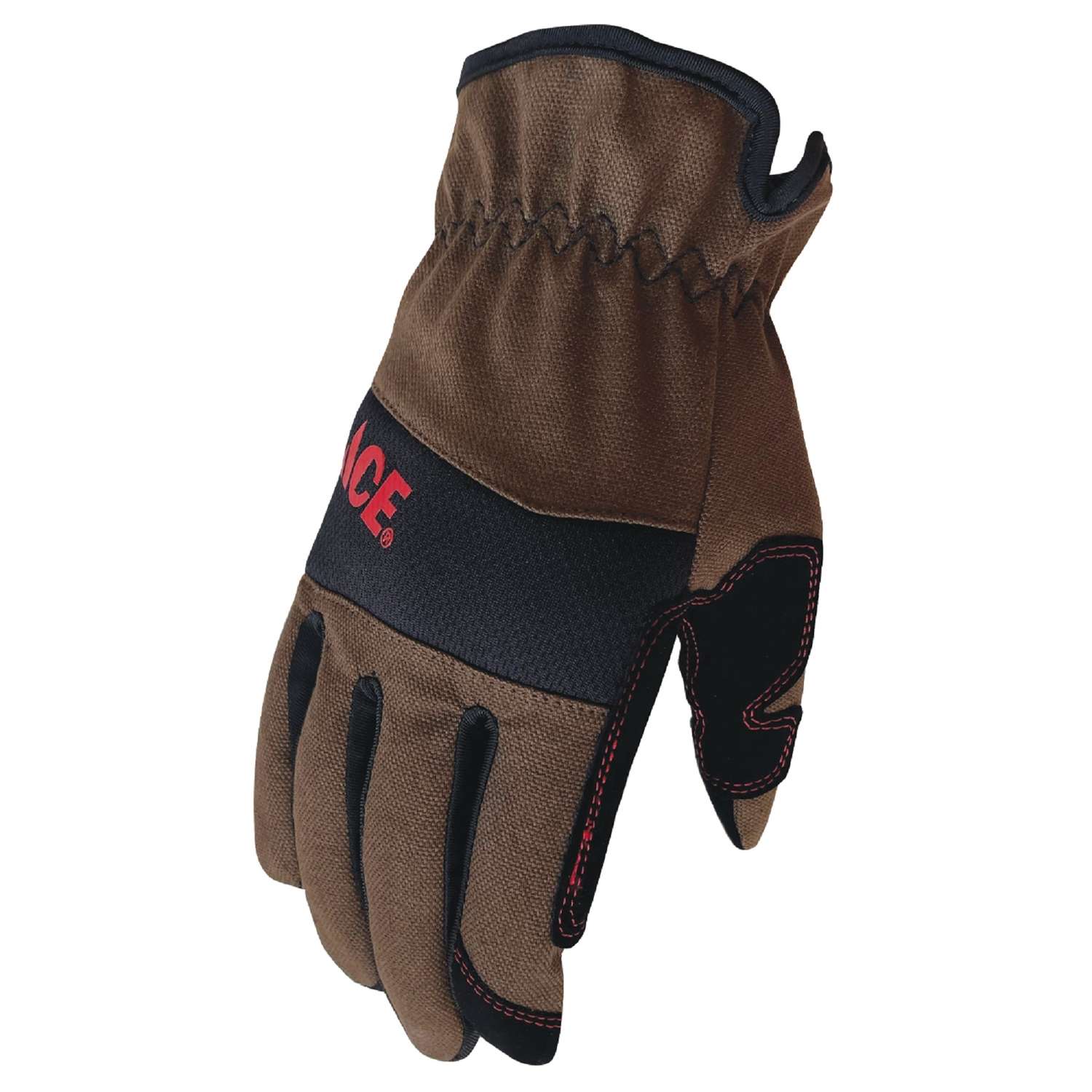 Ace XL Duck Canvas Utility Black/Brown Gloves - Ace Hardware