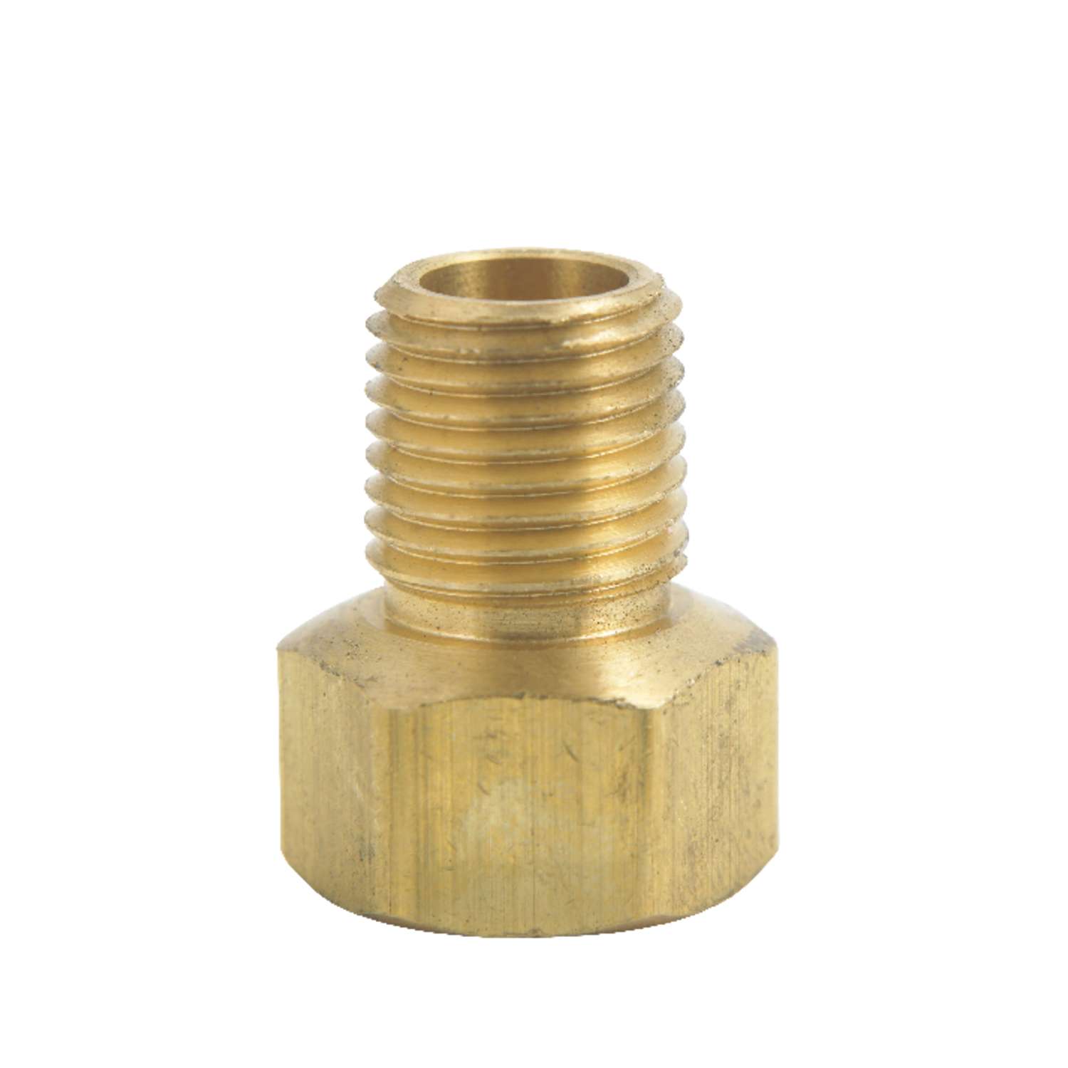 JMF 3/8 in. Flare T X 1/4 in. D Male Brass Inverted Flare Adapter - Ace ...
