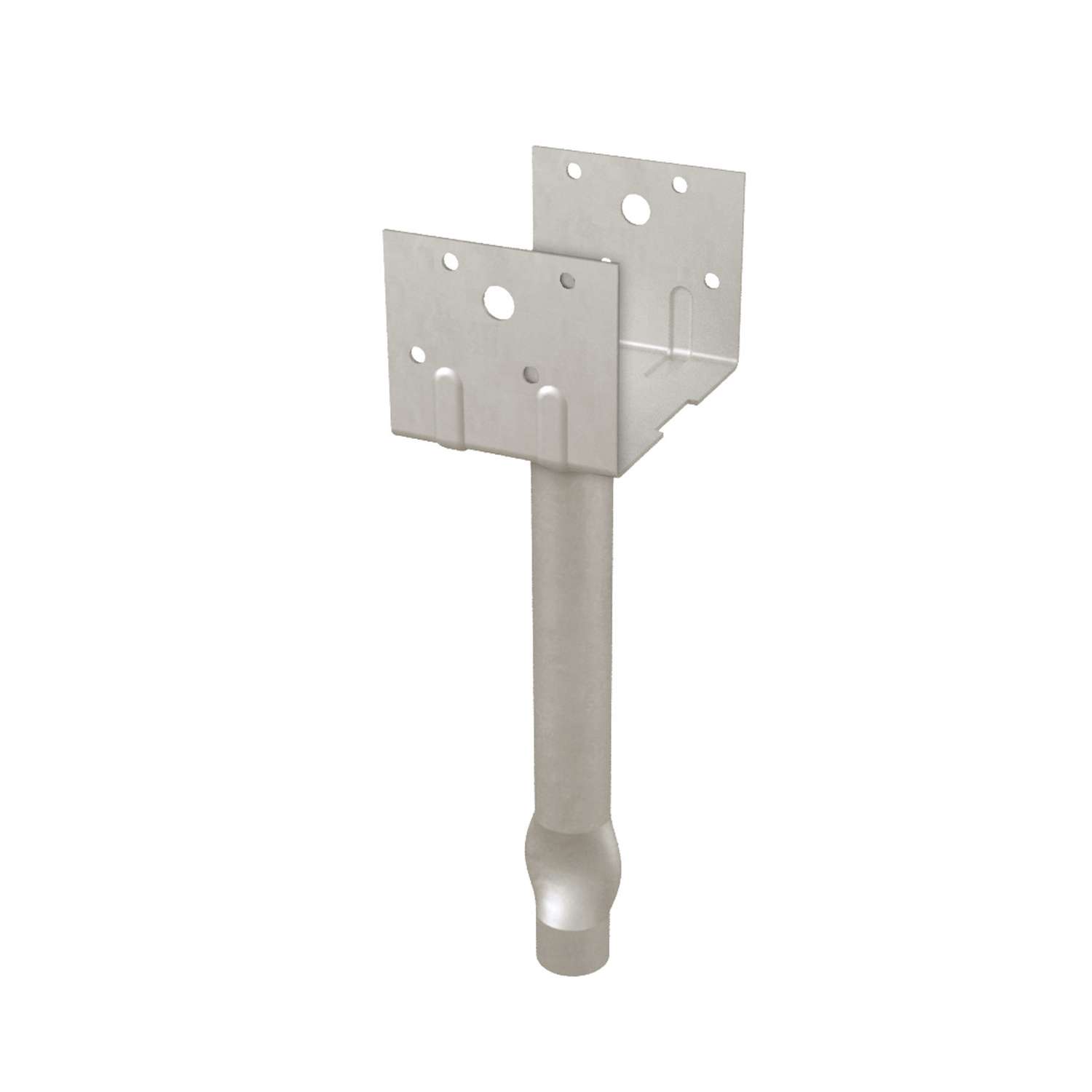 MiTek 9.87 in. H X 3.56 in. W Steel Elevated Post Base - Ace Hardware