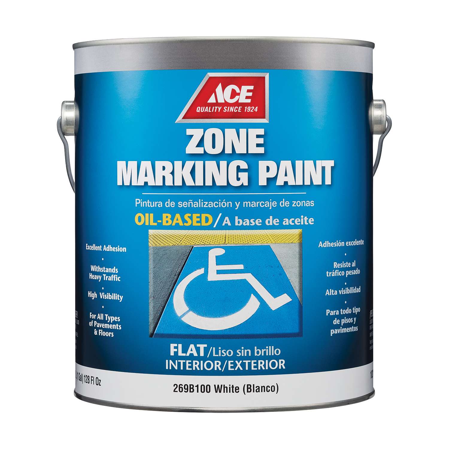 Ace White Zone Marking Paint 1 gal - Ace Hardware