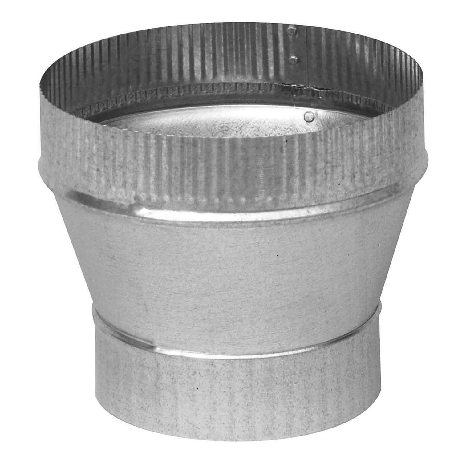 Imperial 5 in. Dia. x 6 in. Dia. Galvanized Steel Furnace Pipe Reducer ...
