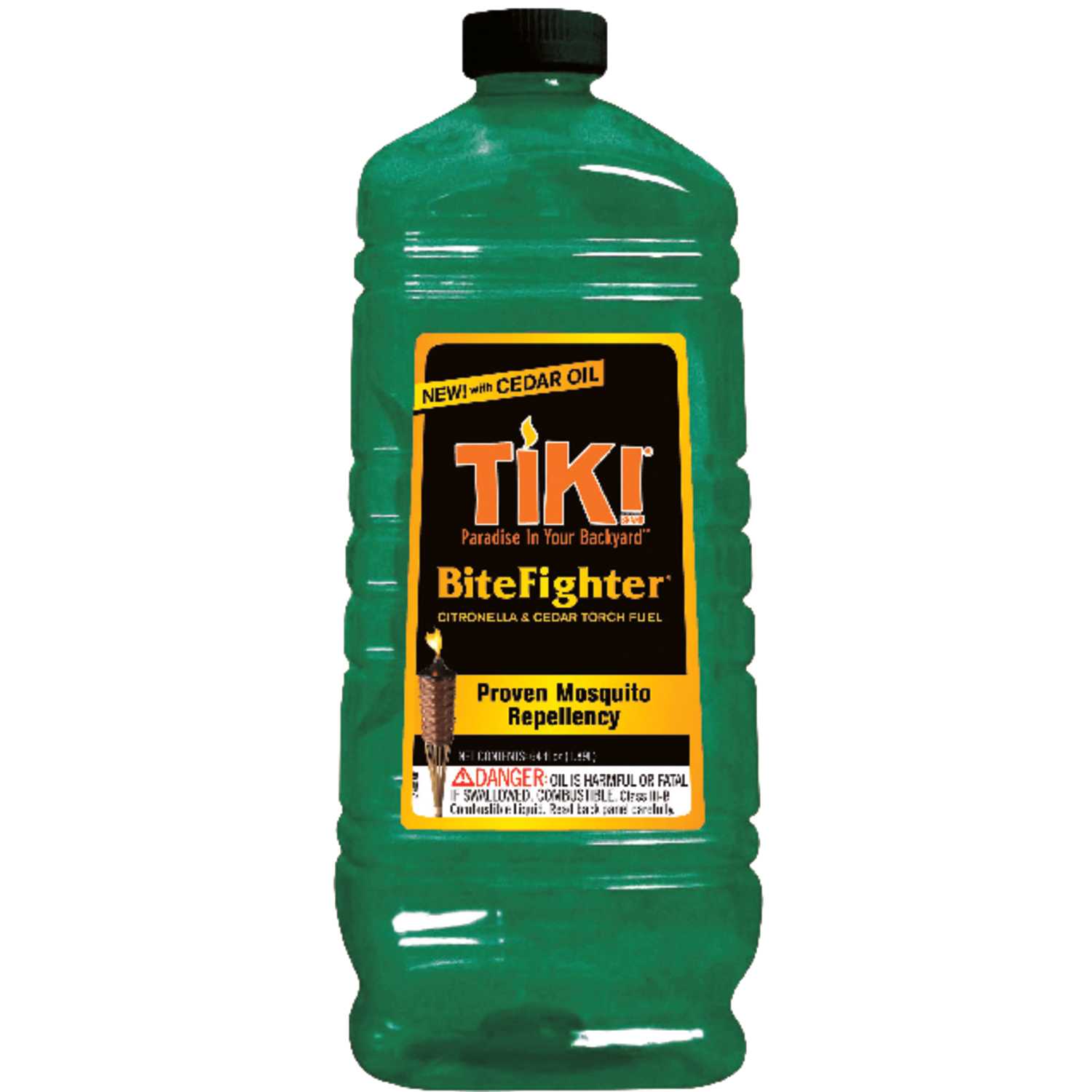 Tiki Bug Fighter Citronella & Cedar Torch Fuel Green 64 oz. - Ace Hardware