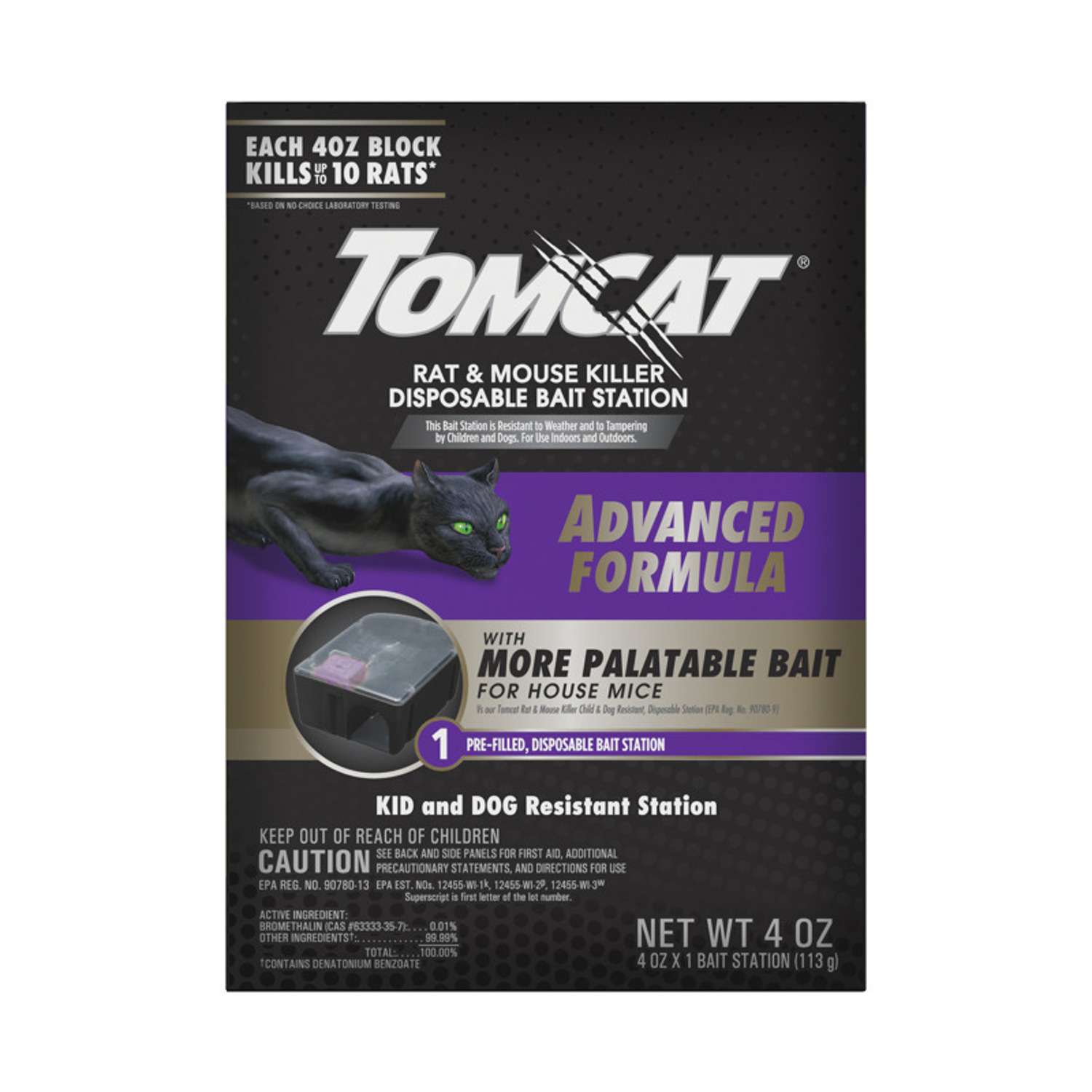 Tomcat Advanced Bait Station and Bait Blocks For Rats 1 pk - Ace Hardware