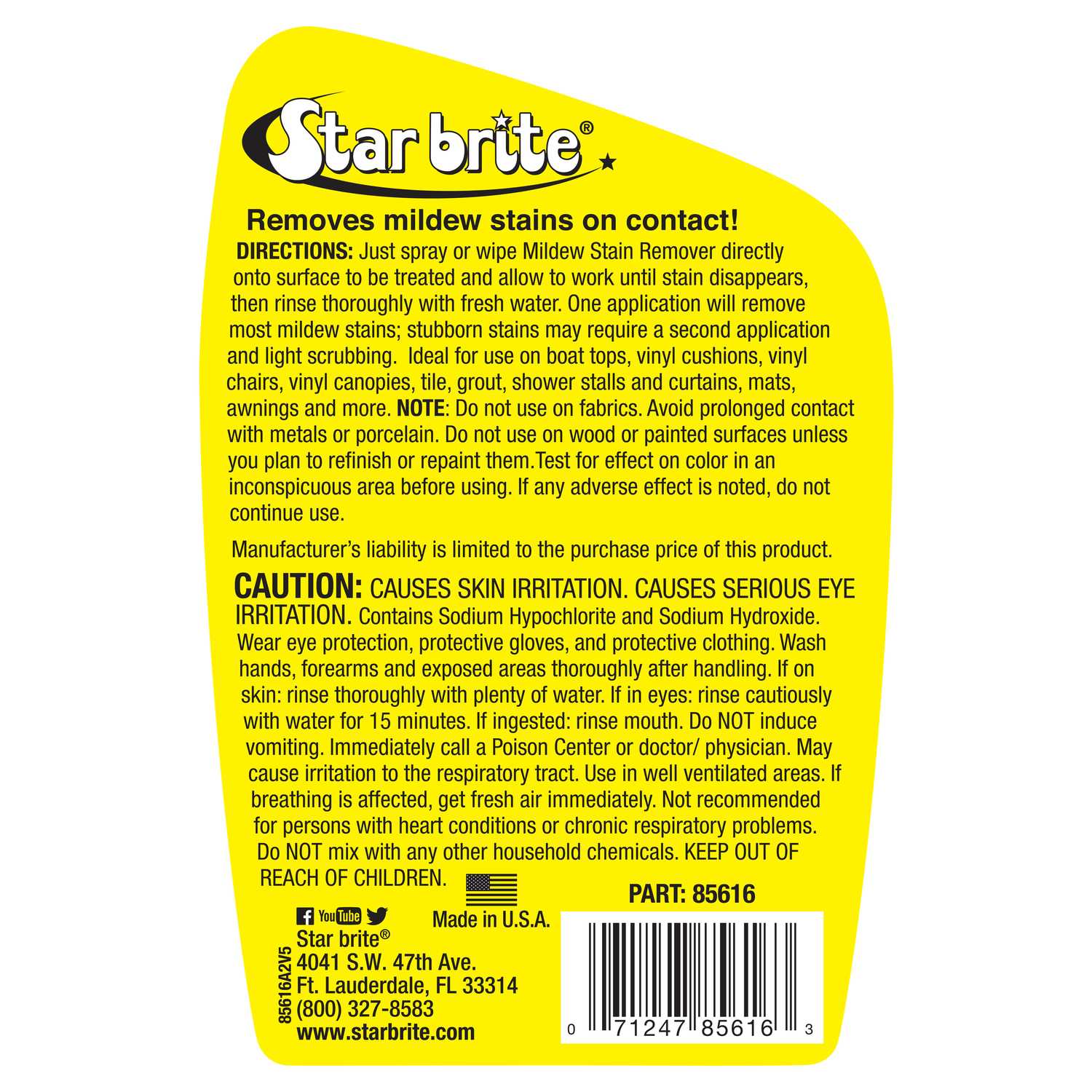 Star Brite Mildew Stain Remover 22 oz. - Ace Hardware