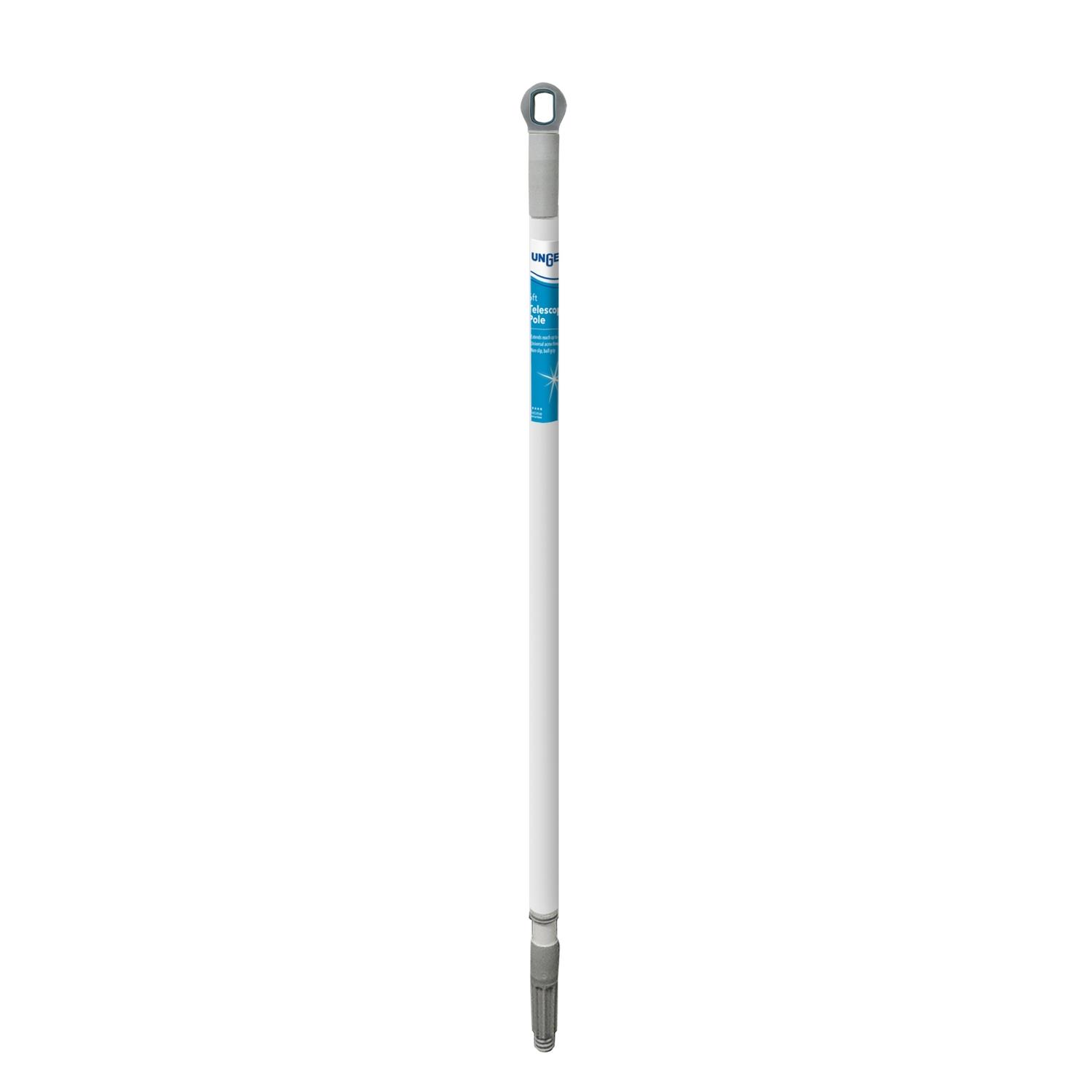 Unger Telescoping 6 ft. L X 2 in. D Steel Extension Pole Black/White ...