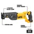 DeWalt 20V MAX 20 V Cordless Brushed Reciprocating Saw Tool Only - Ace ...