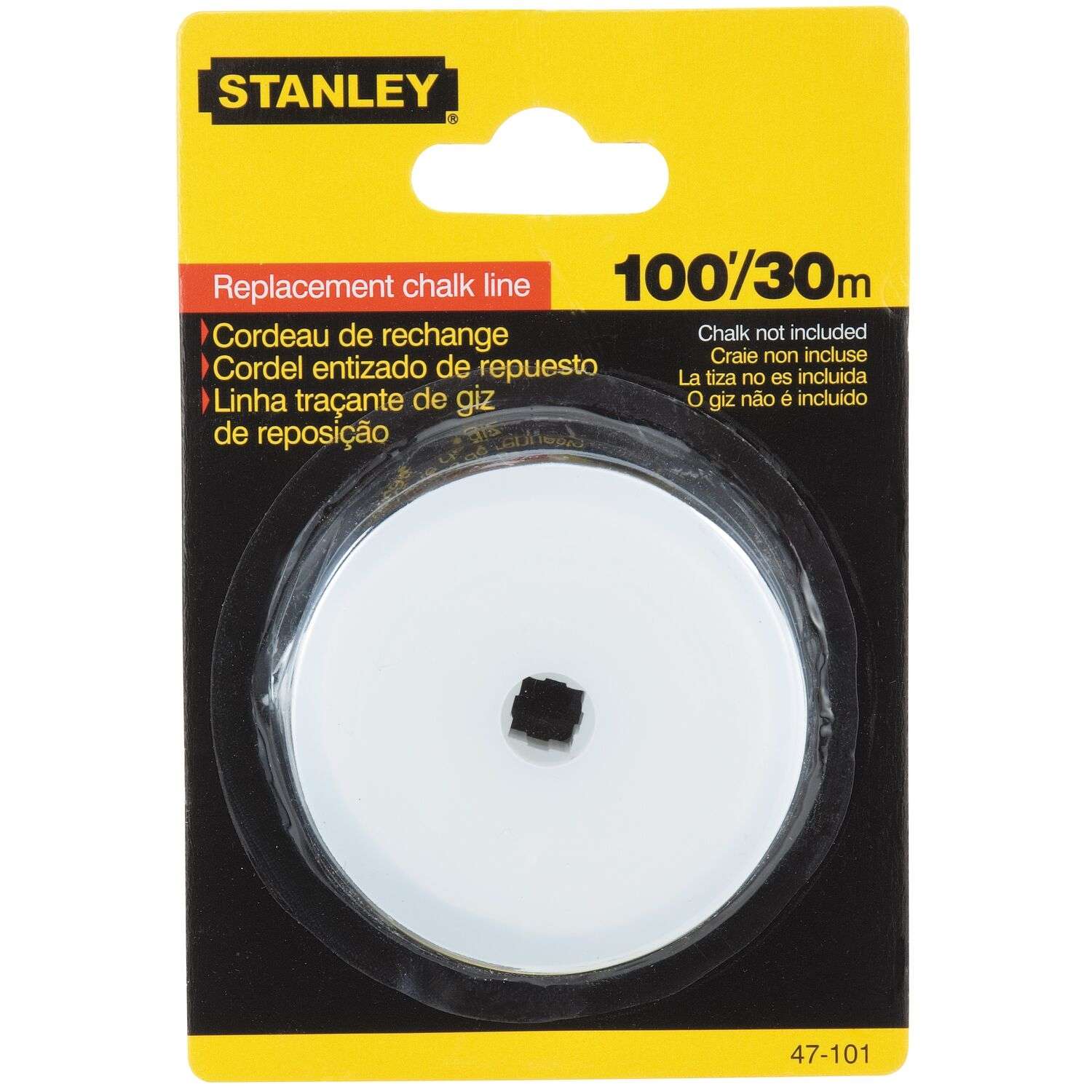 Stanley Chalk Line Refill 100 ft. White - Ace Hardware