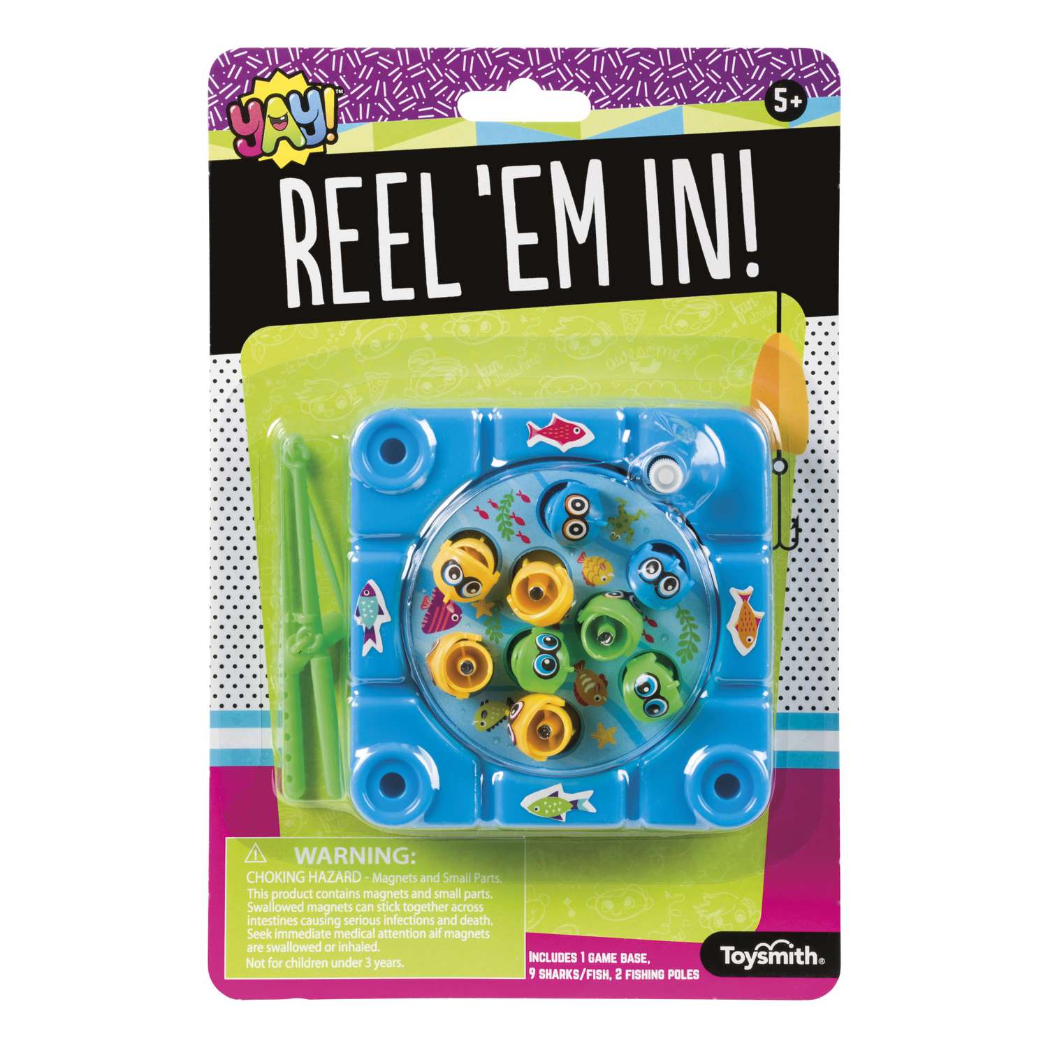 Toysmith Yay! Reel 'Em In Fish Game Plastic Multicolored - Ace Hardware