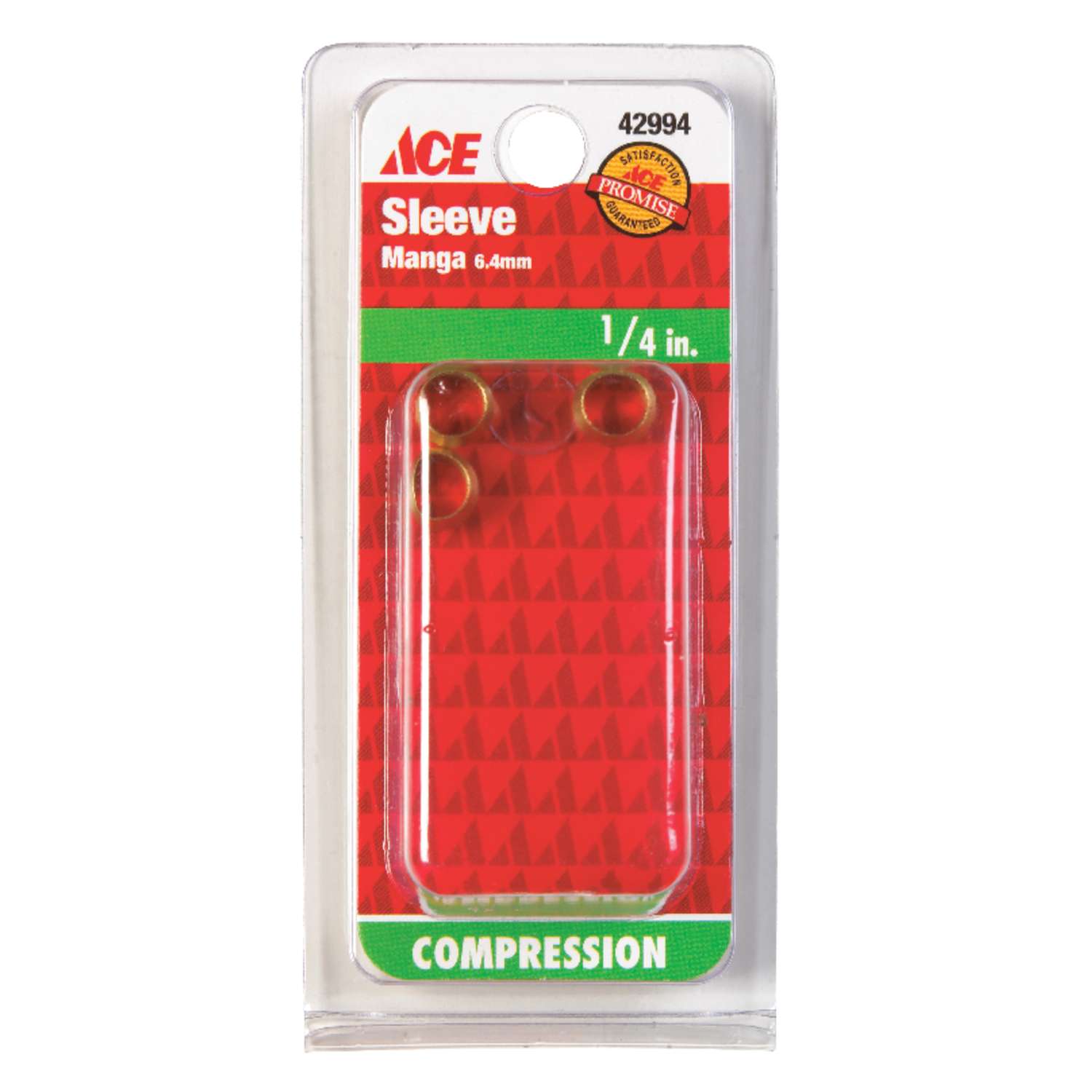 Ace 1/4 in. Compression Brass Sleeve - Ace Hardware