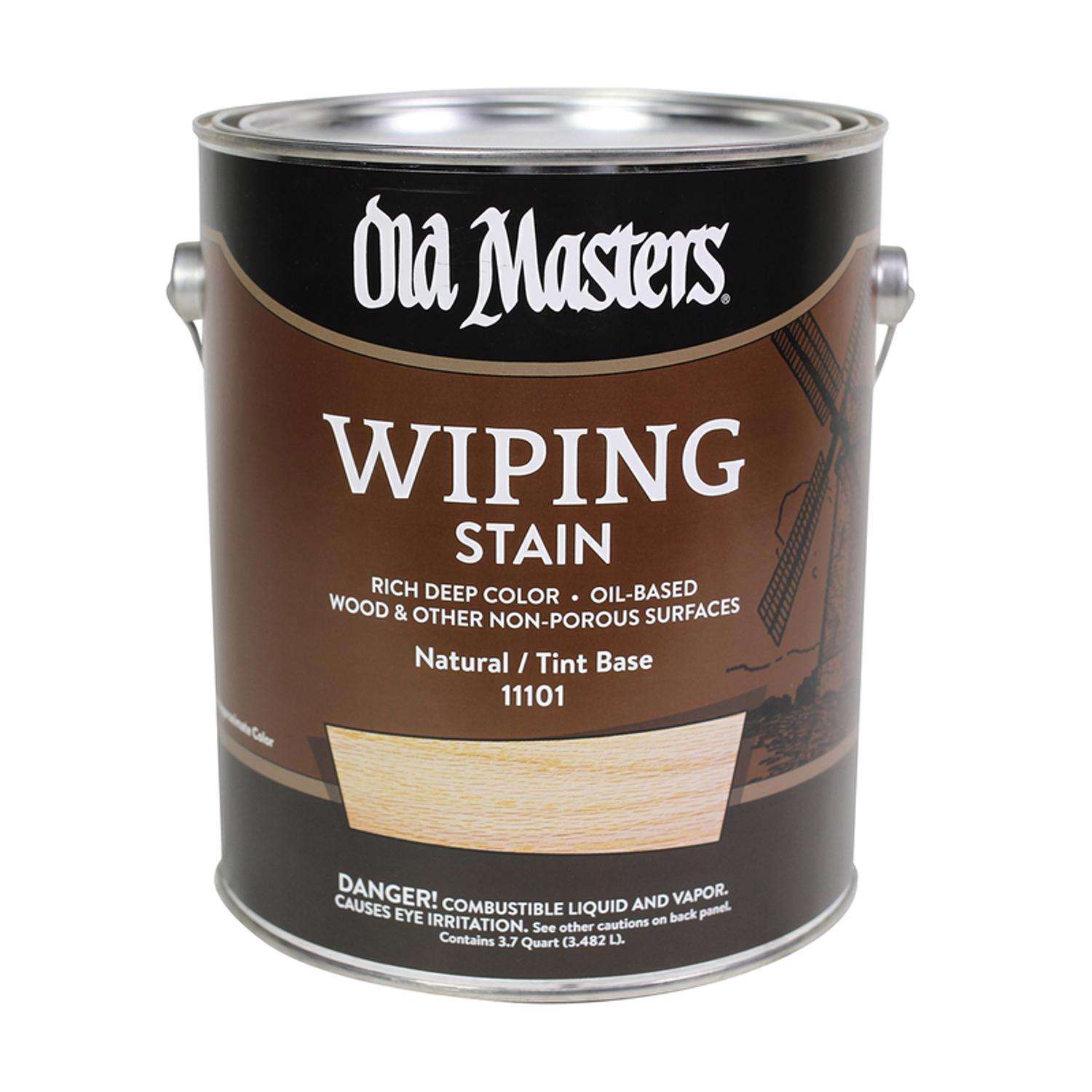 Old Masters Semi-Transparent Natural Oil-Based Wiping Stain 1 gal - Ace ...