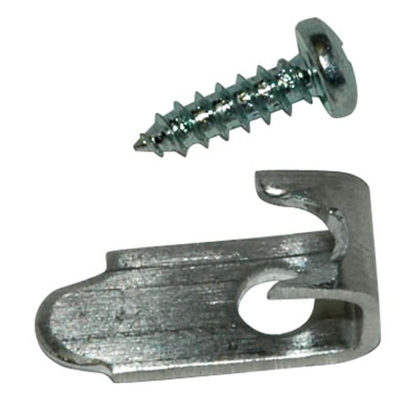 Barton Kramer Silver Aluminum Screen Clip 0.12 in. H X 3/8 in. W X 3/4 ...