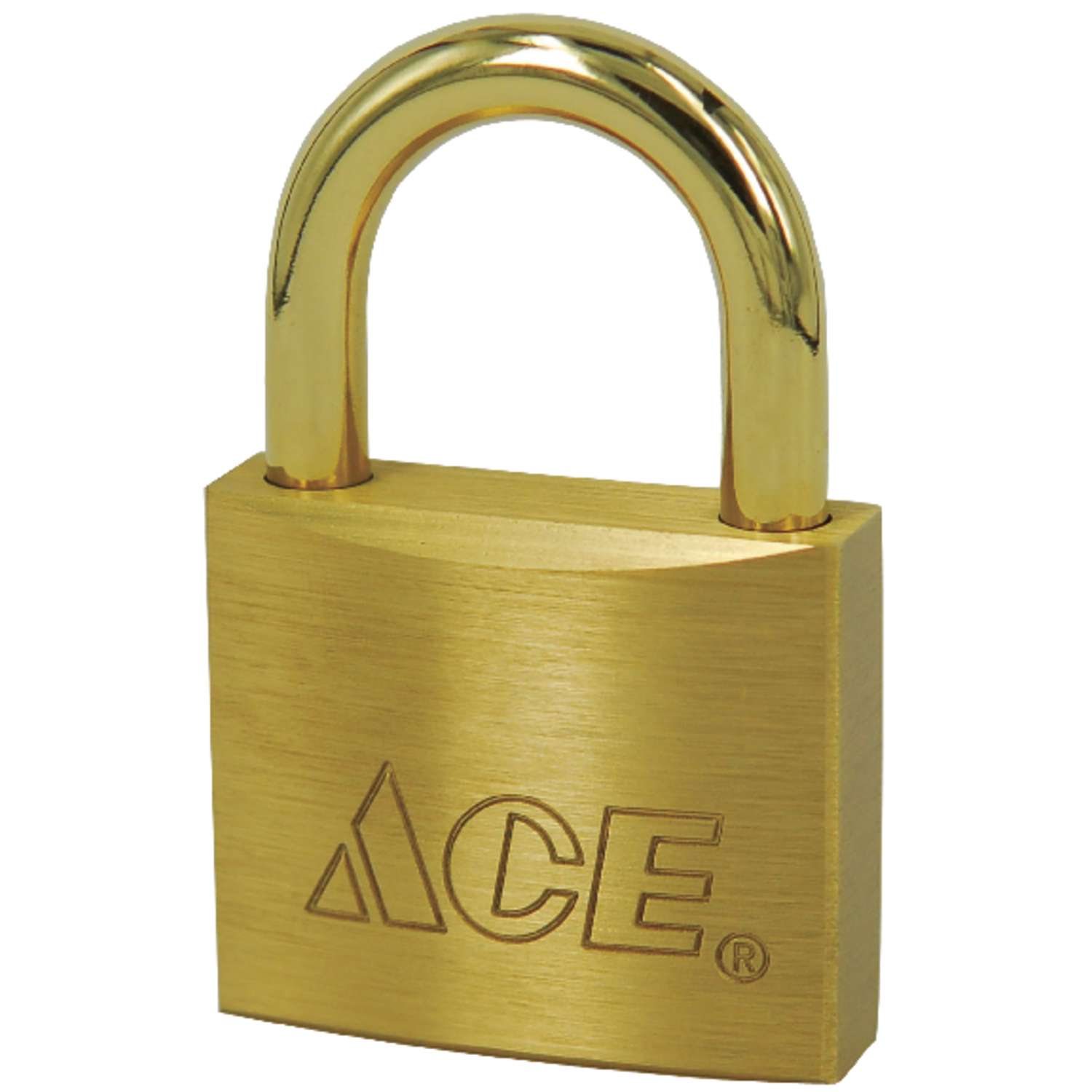 Ace 1-5/16 in. H X 1-1/2 in. W X 17/32 in. L Brass Double Locking ...