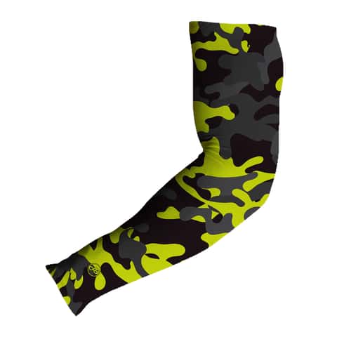 John Boy One Size Fits All Unisex Black/Neon Green Camo Arm Guard - Ace ...