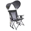 GCI Outdoor SunShade Rocker Pewter Canopy Folding Chair - Ace Hardware