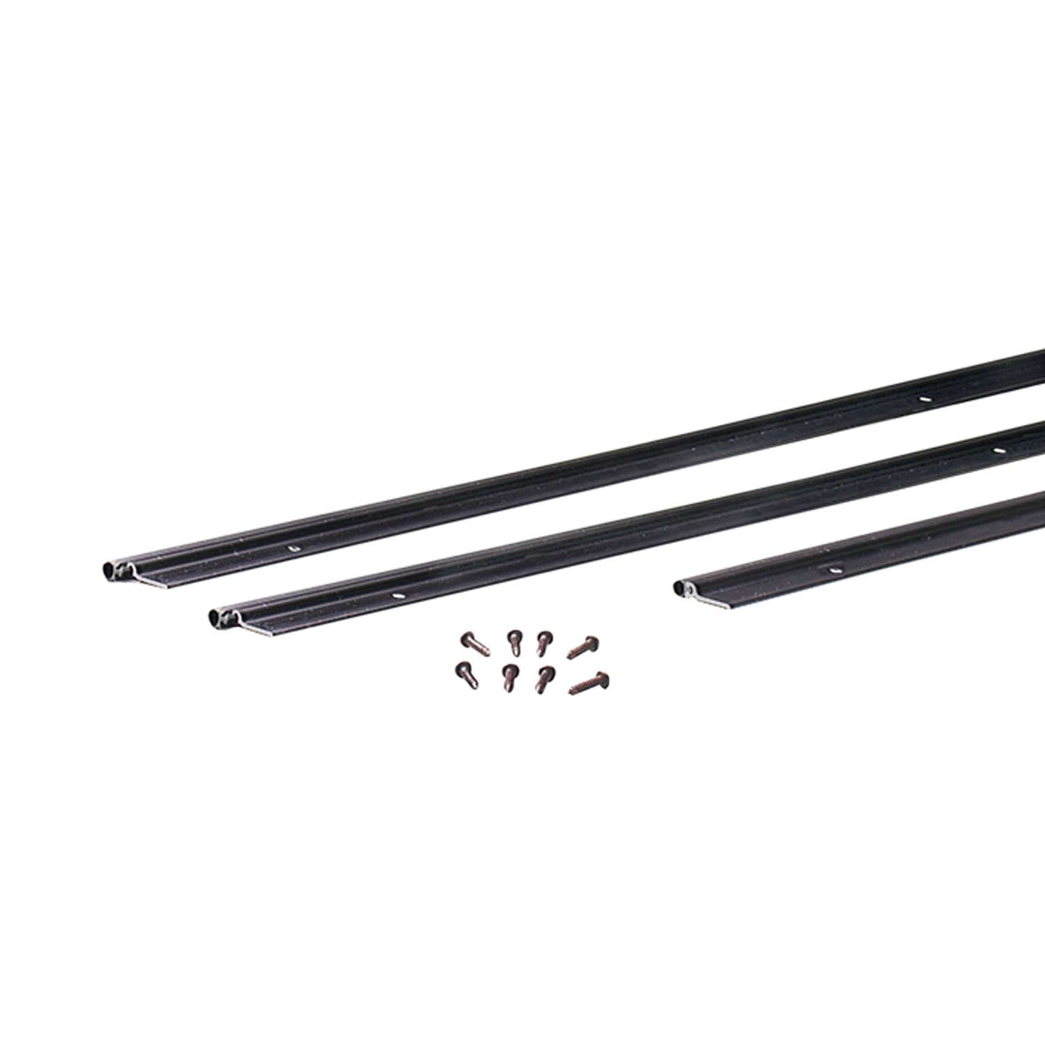 M-D Bronze Aluminum Weatherstrip Set For Door Jambs 84.25 in. L X 1/4 ...
