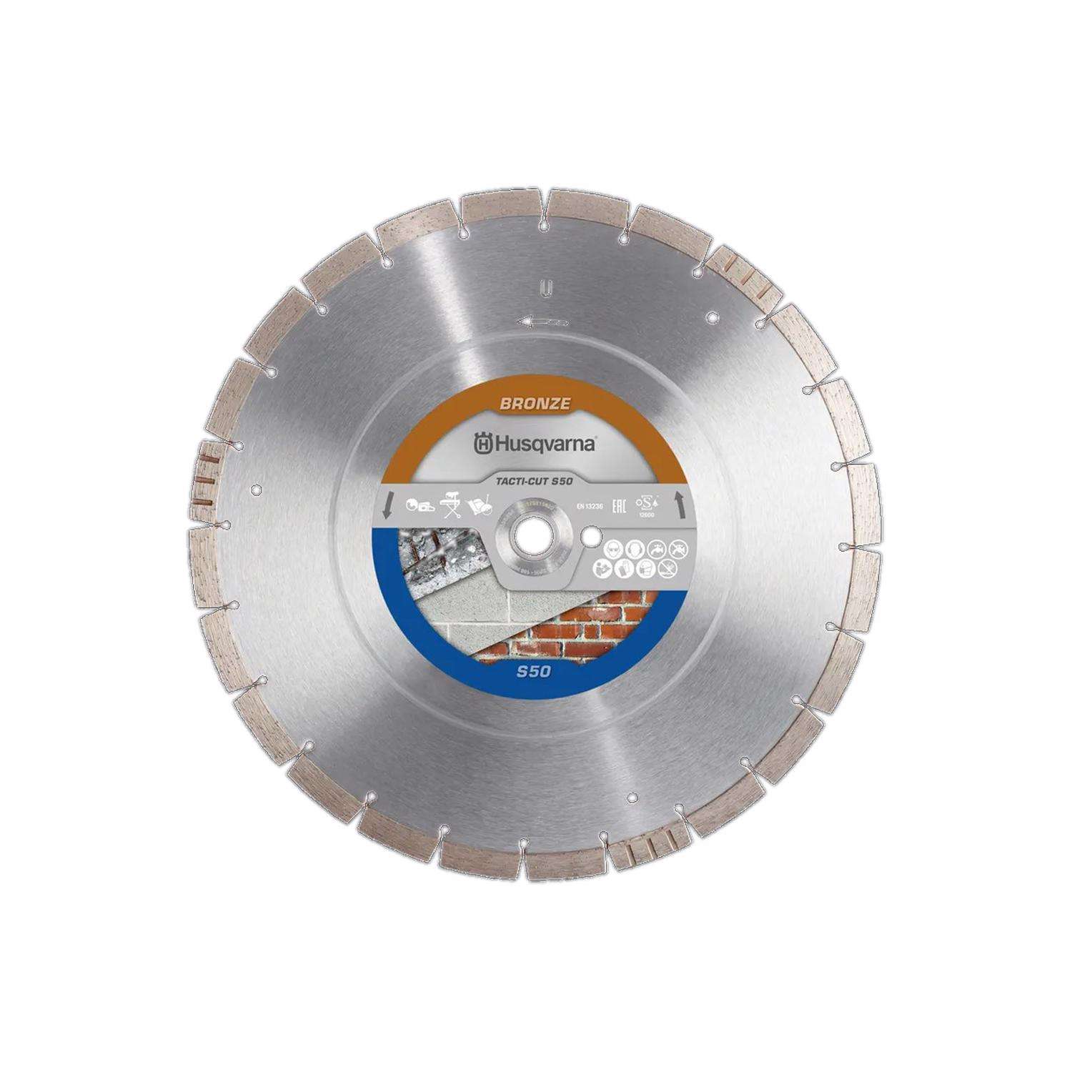 Husqvarna 14 in. D X 1 in. T-CUT S50 PLUS Diamond Circular Saw Blade 1 ...