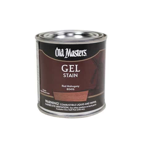 Old Masters Semi-Transparent Red Mahogany Oil-Based Alkyd Gel Stain 0.5 ...