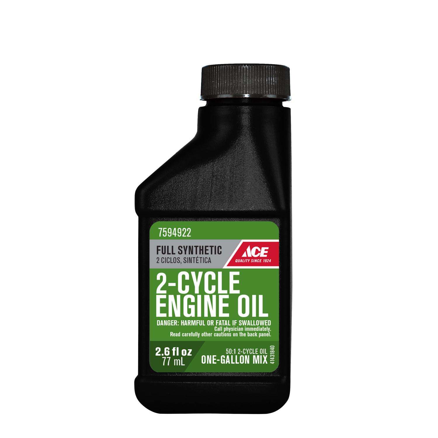 Ace Full Synthetic 2-Cycle 50:1 Engine Oil 2.6 oz - Ace Hardware