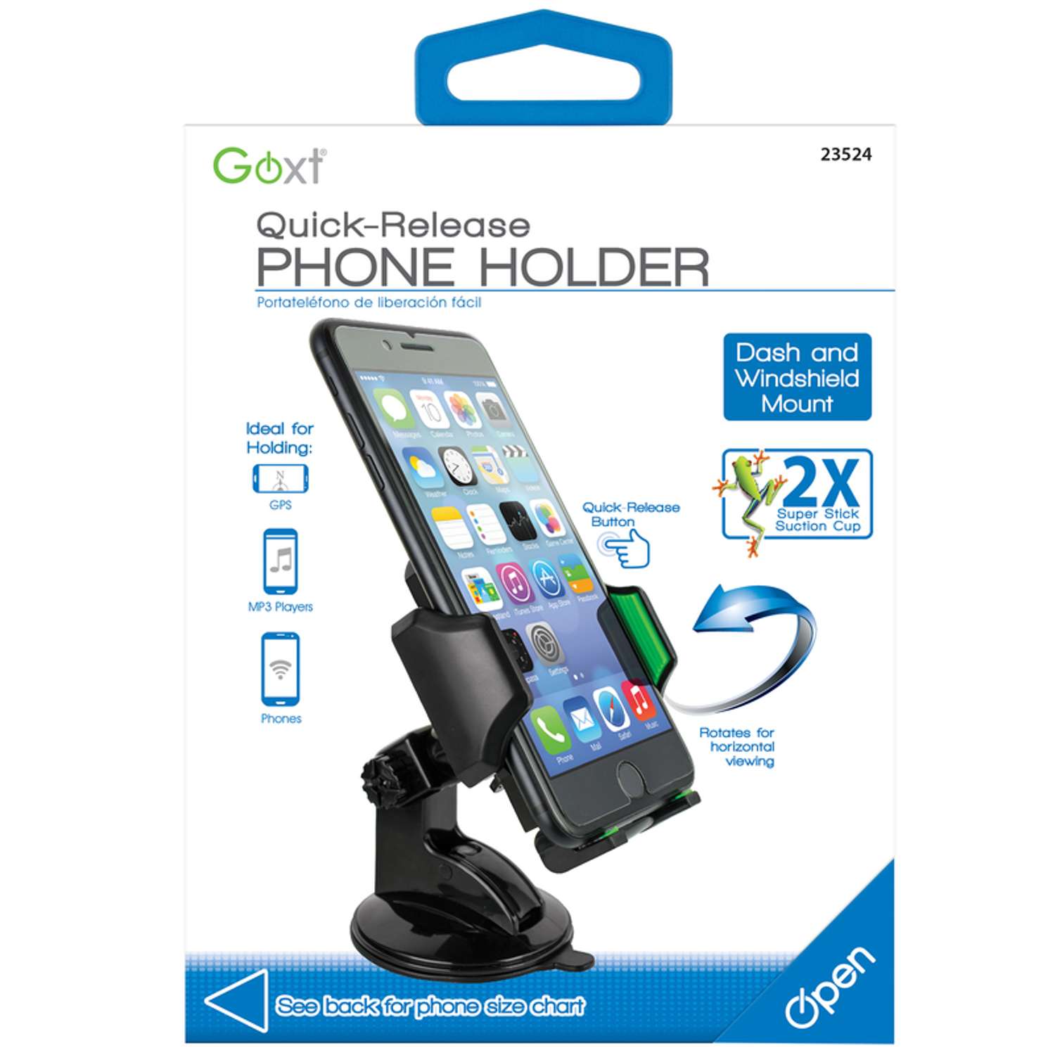 Goxt Black Universal Cell Phone Holder For All Mobile Devices - Ace ...