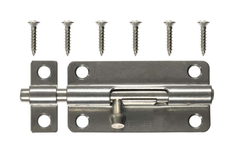 Ace 4 in. L Polished Stainless Steel Heavy Duty Barrel Bolt 1 pk - Ace ...