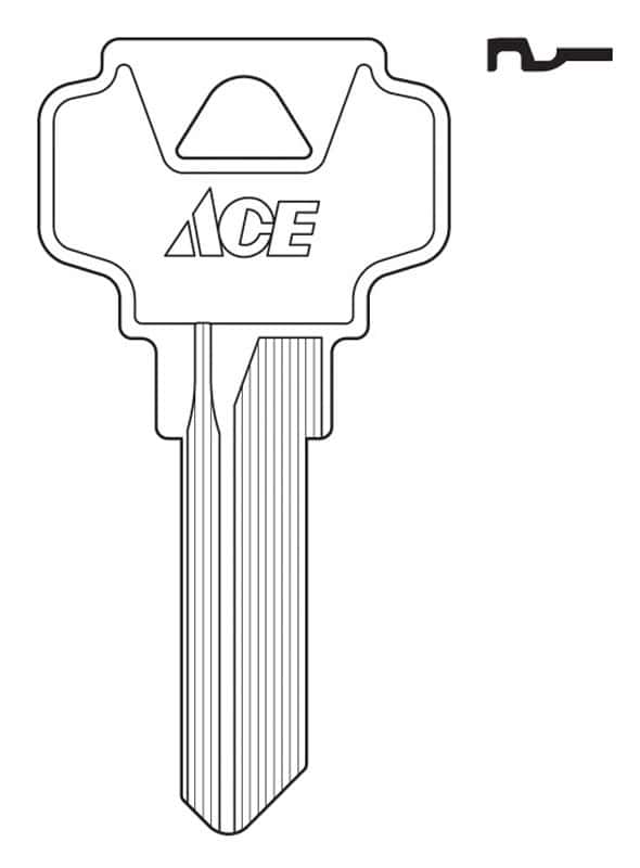 HILLMAN House/Office Key Blank DE6 Single For Dexter Locks Mfr# 86348 ...