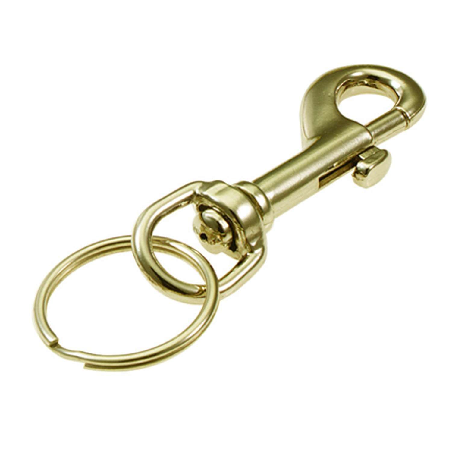 Lucky Line Brass Gold Split Bolt Snap Keychain Mfr# 45001 - Ace Hardware
